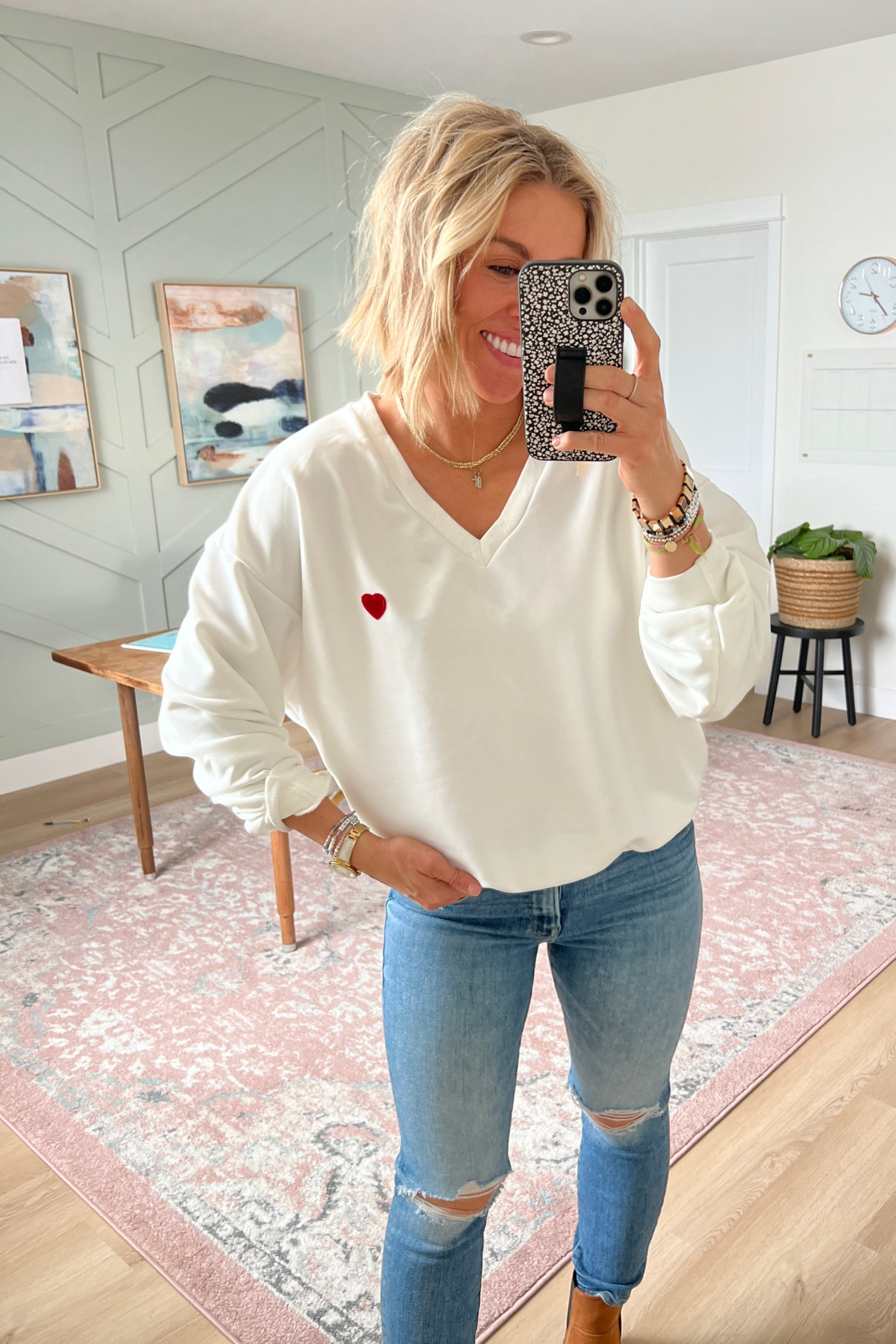 SweatyRocks Women's Heart Graphic … curated on LTK