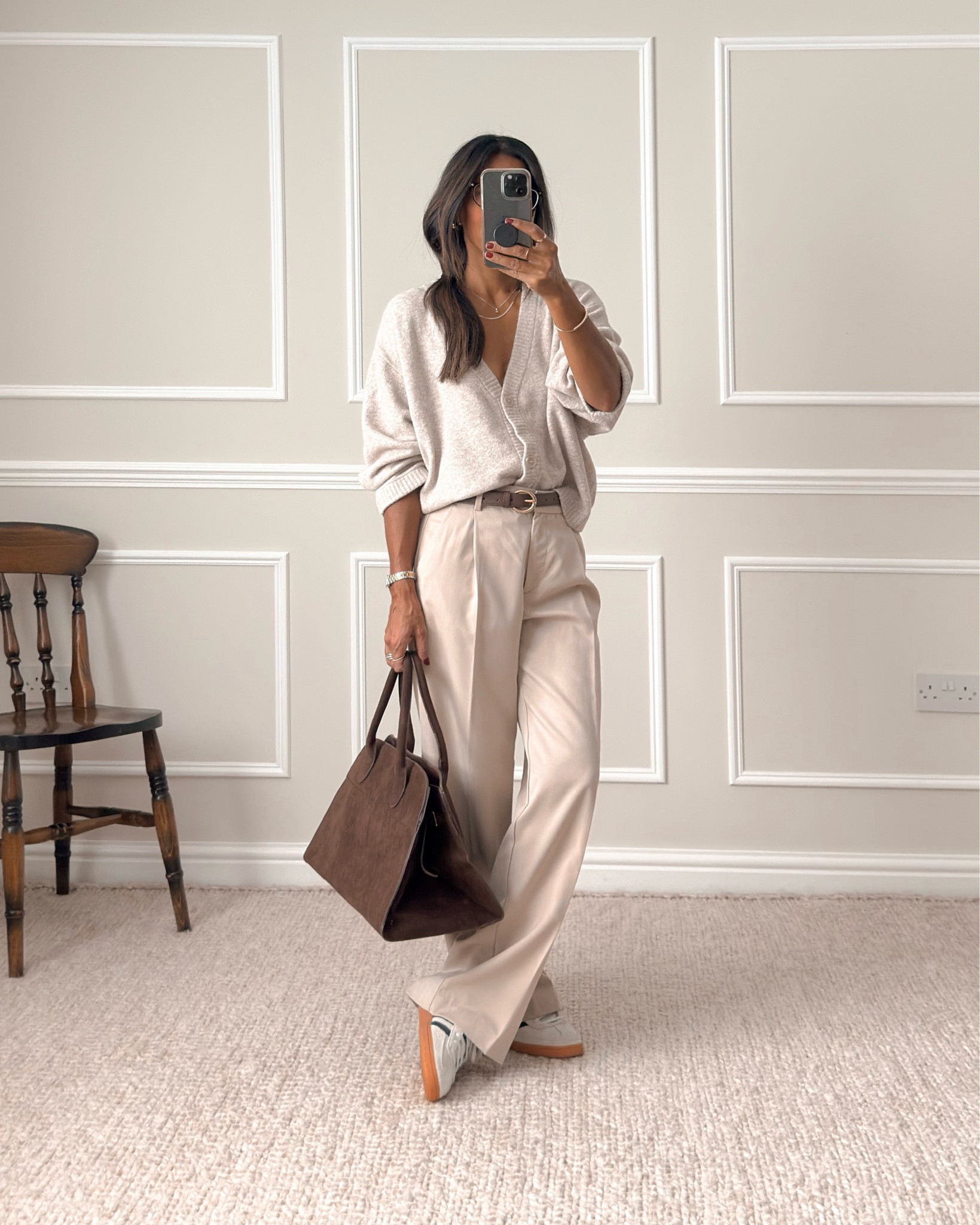 Cardigan - Light beige marl - … curated on LTK