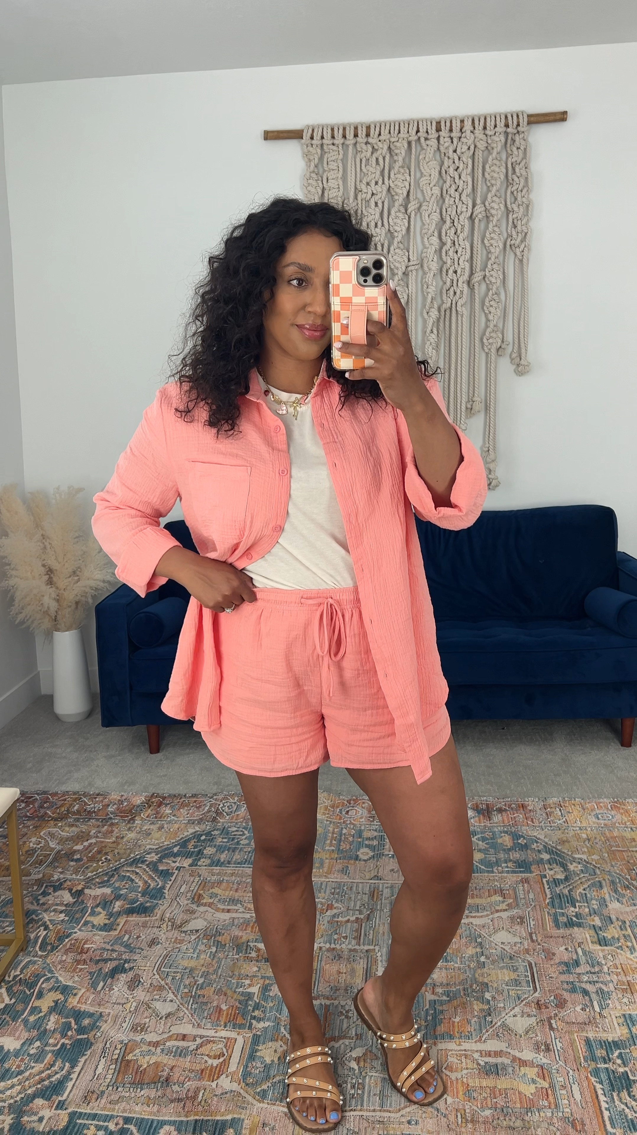 Ellen Outfit Set - Peach curated on LTK