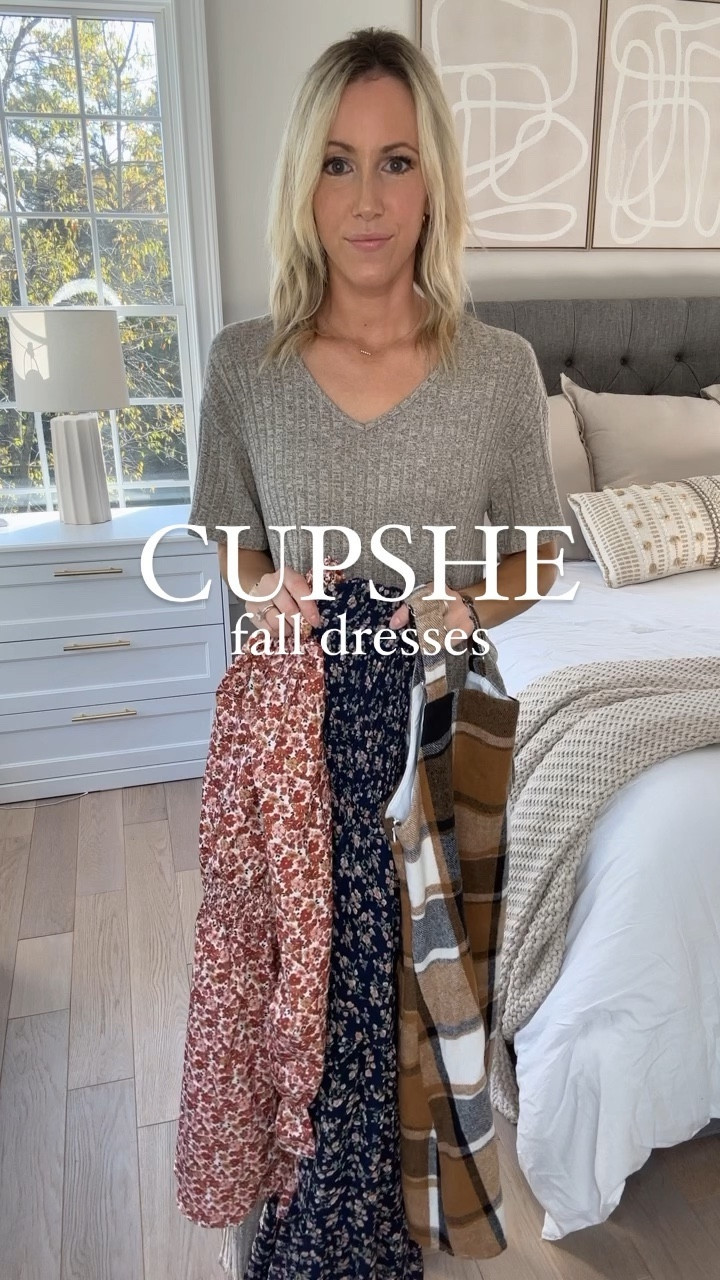 Plaid V-Neck Mini Pinafore DressNew curated on LTK