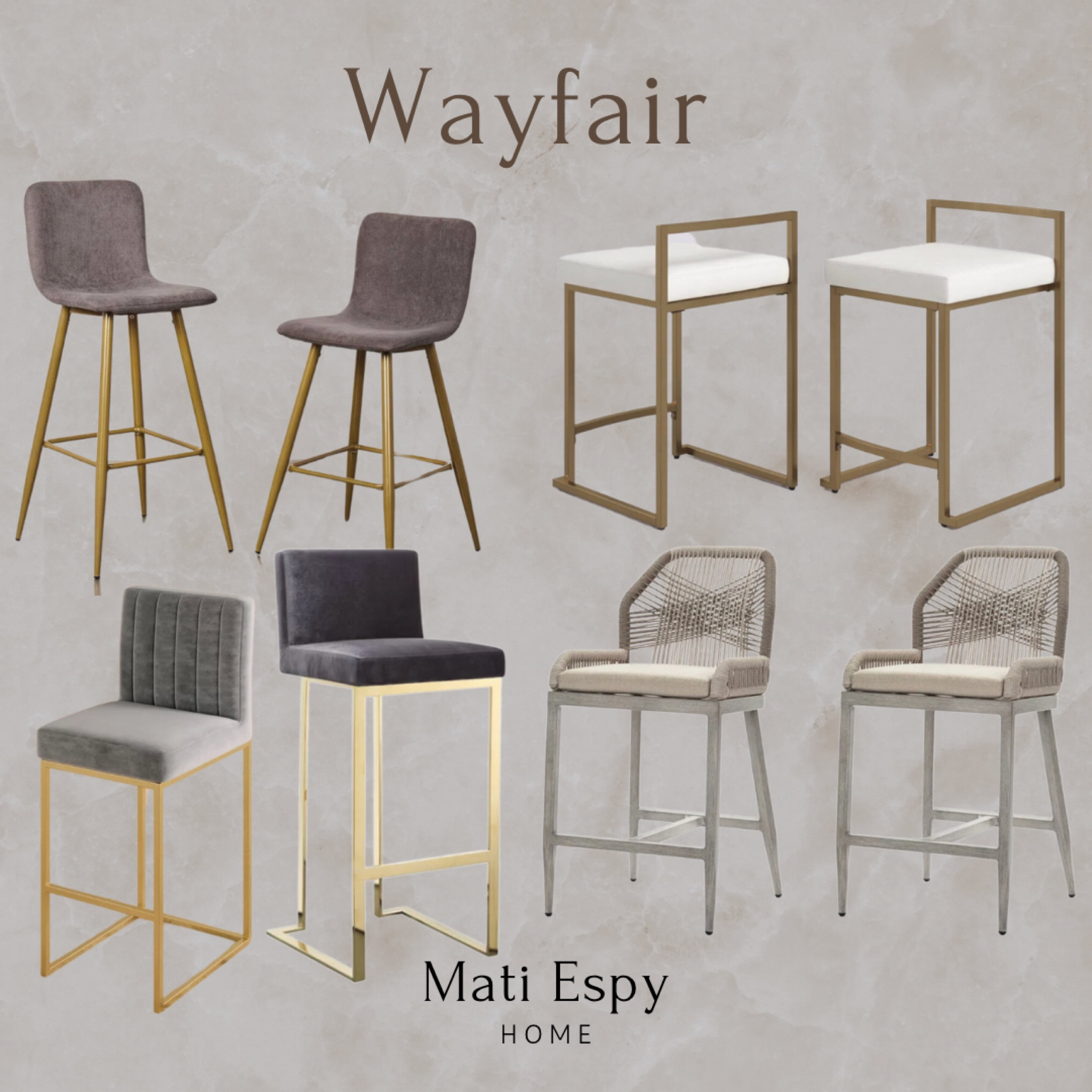 Watley Counter & Bar Stool curated on LTK