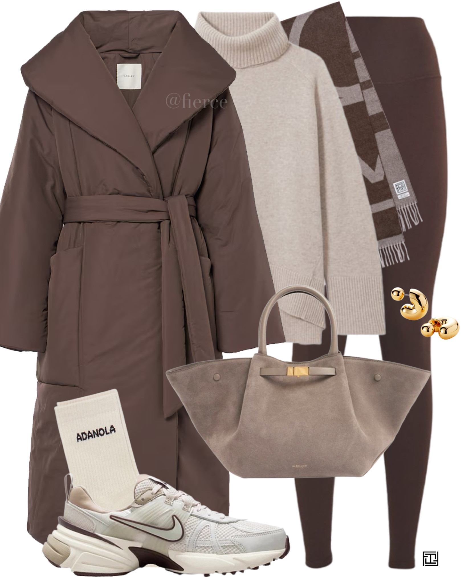 Varley Ana Long Wrap Puffer Coat … curated on LTK