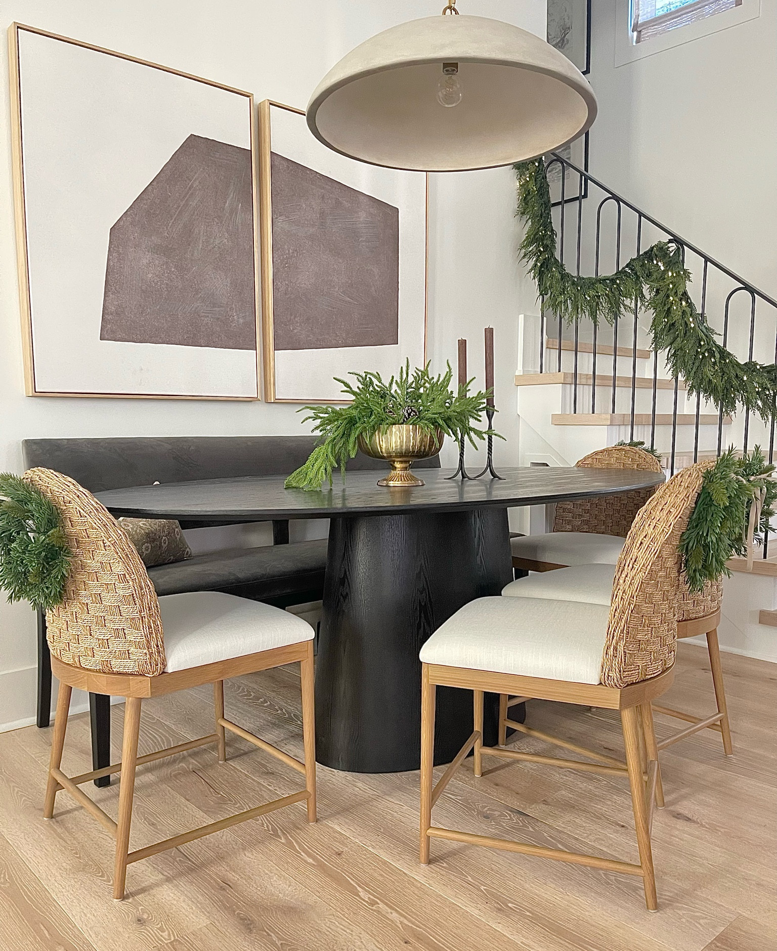 Adara Oval Dining Table curated on LTK