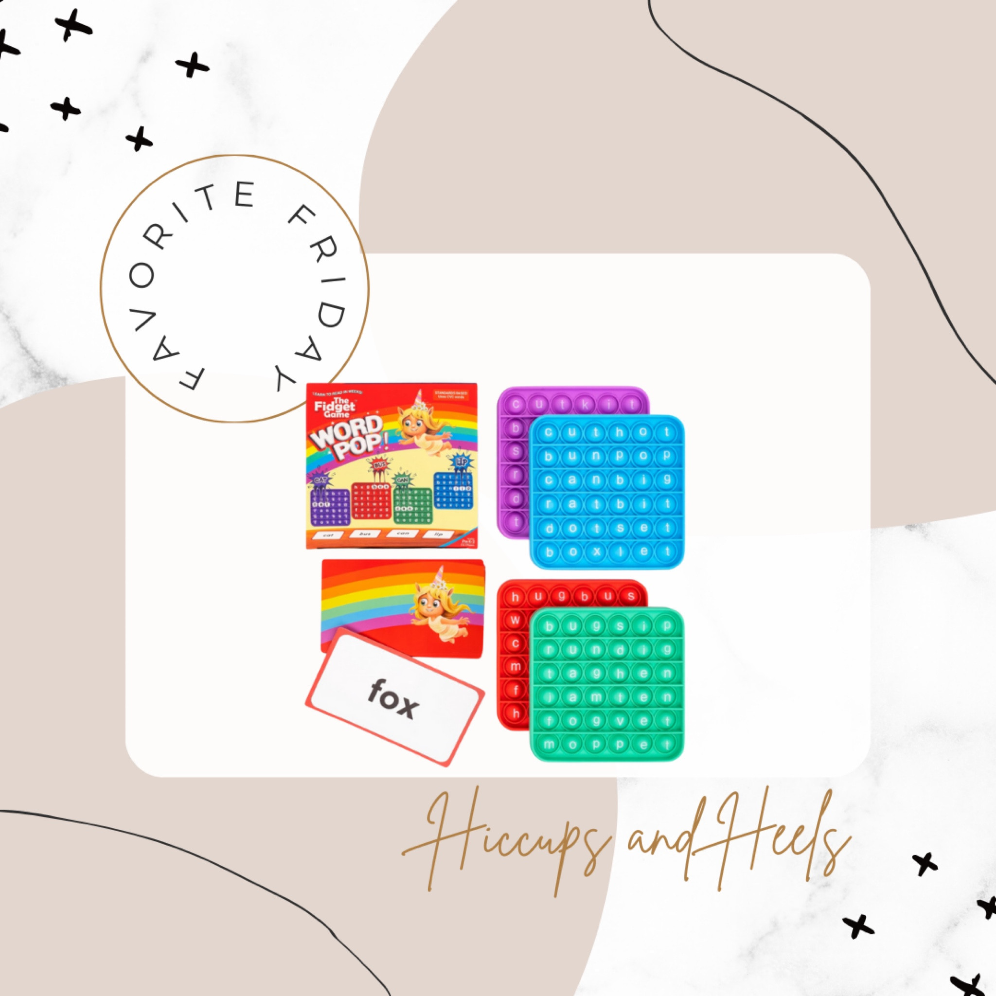 The Fidget Game Learn to Read in … curated on LTK