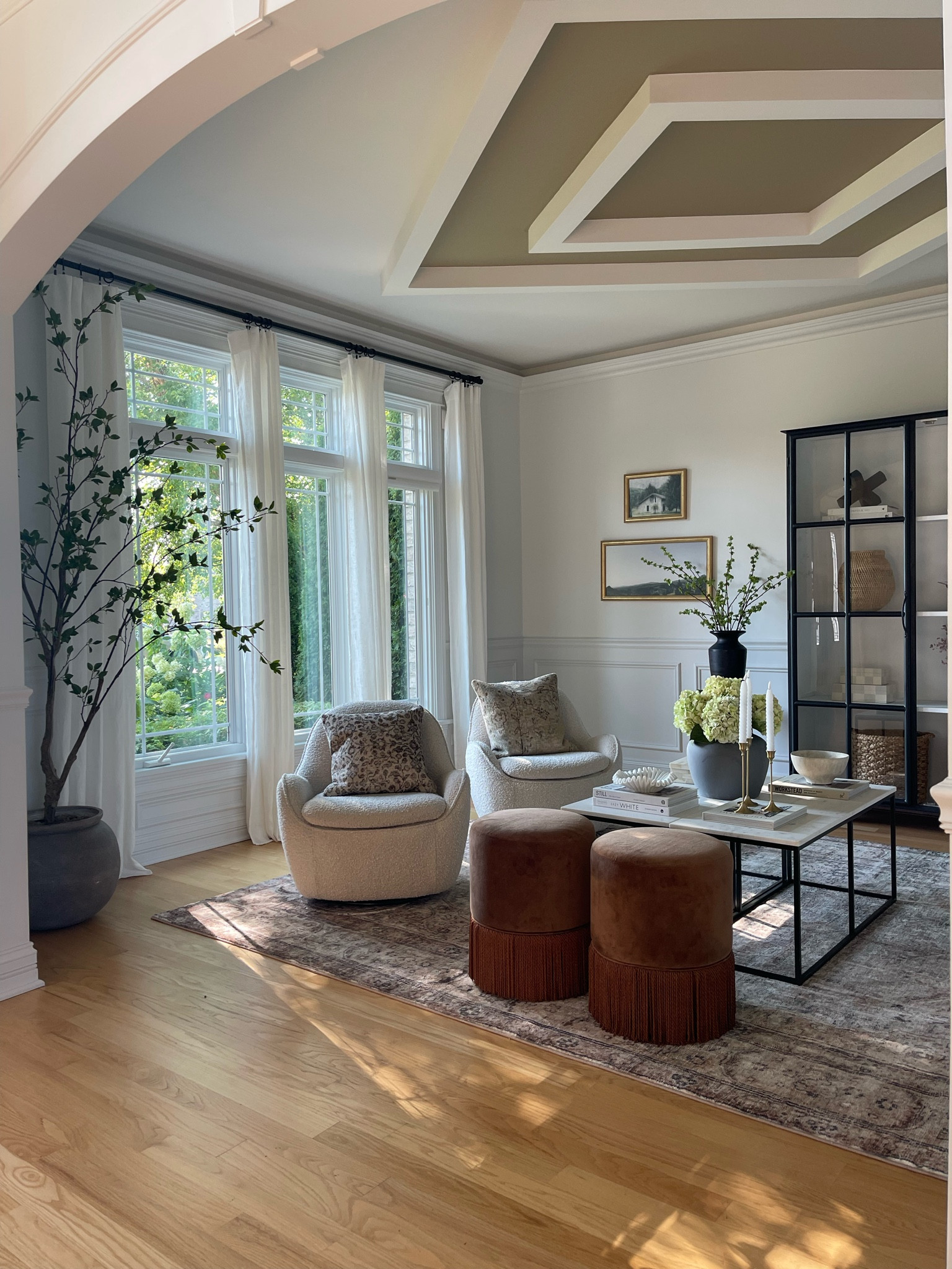 Astrid Fringe Stool curated on LTK