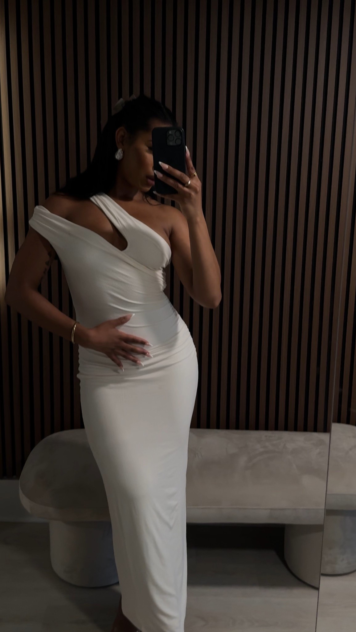 Anastasia One Shoulder Modal Midi … curated on LTK