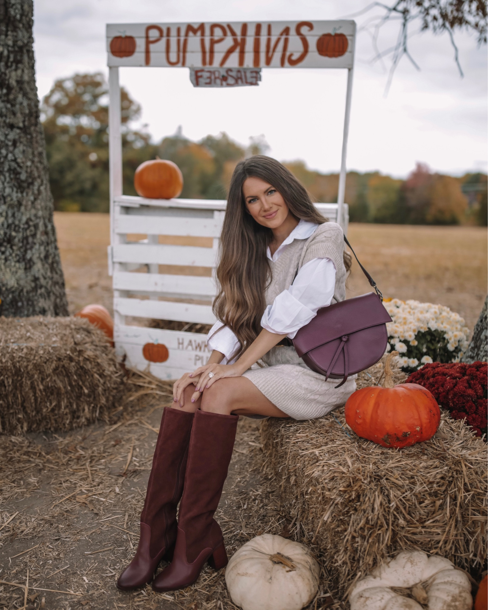 Twofer Cable Knit Dress With Collar curated on LTK