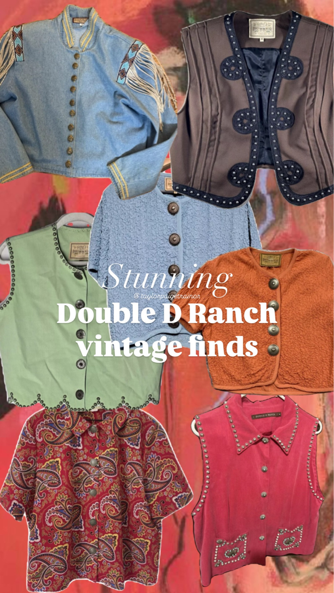 DOUBLE D RANCHWEAR CHARRO VEST … curated on LTK