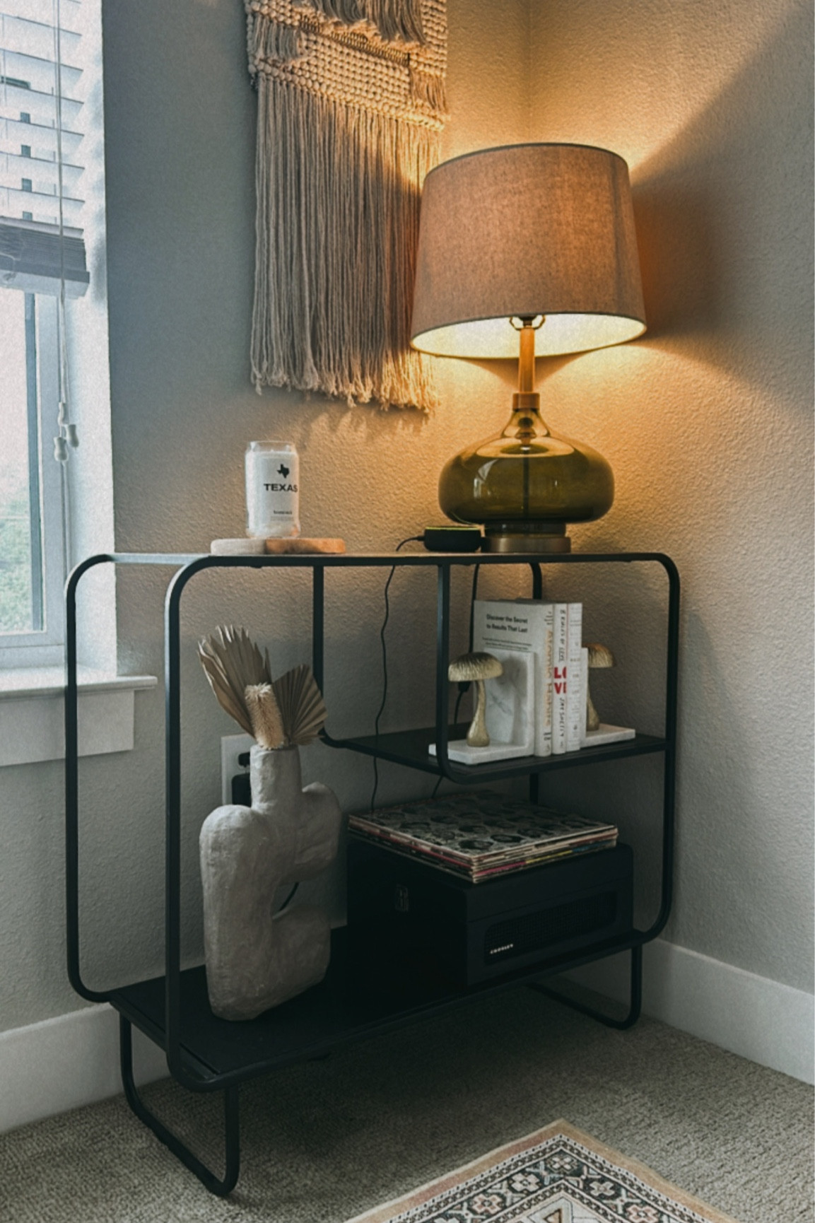 Halsey Green Glass Teardrop Table … curated on LTK