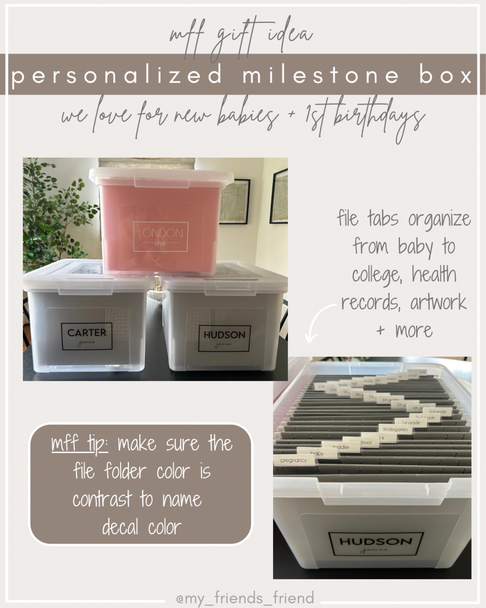 Iris File Tote Box Translucent curated on LTK