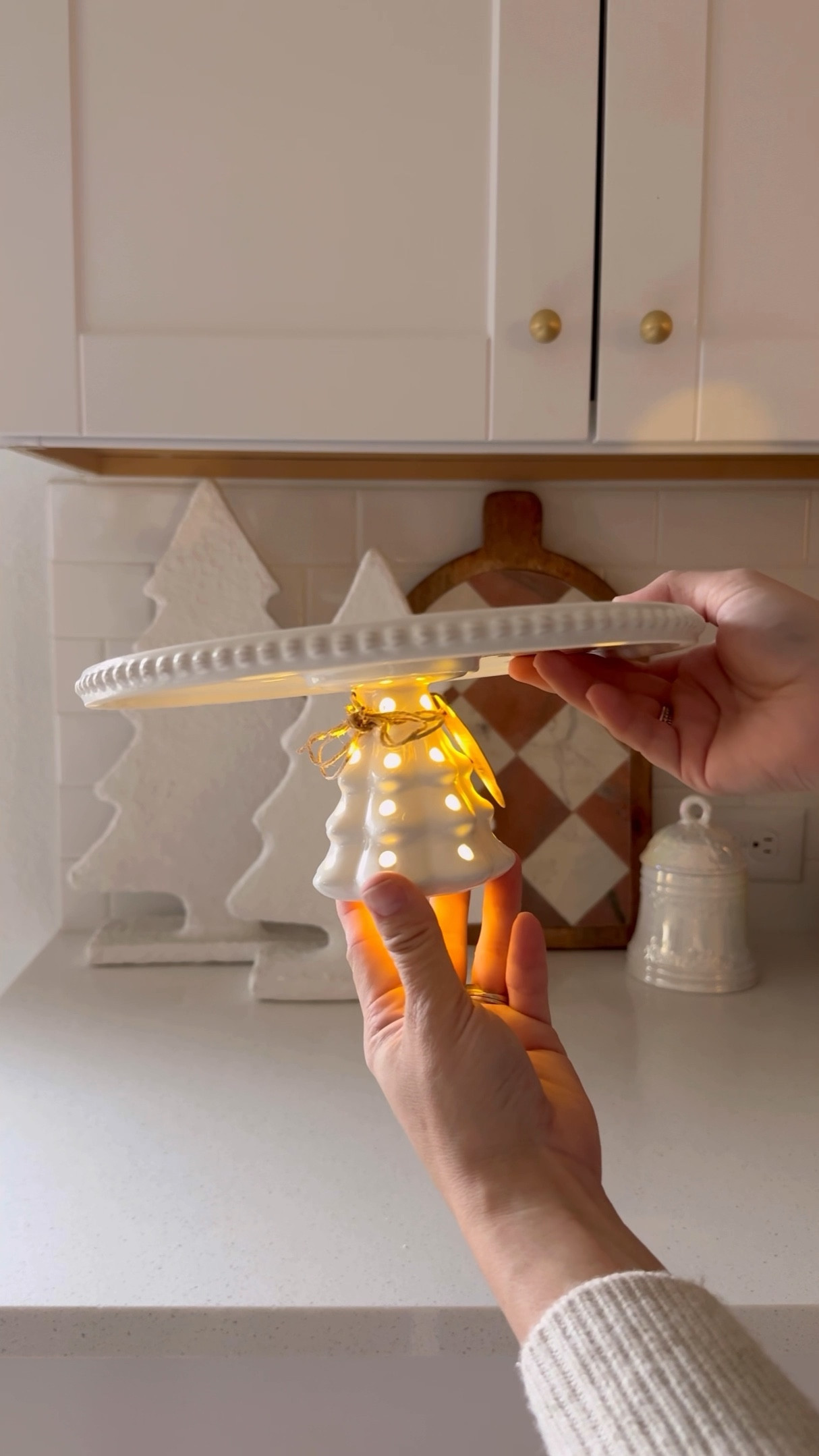 Light-up tree pedestal stand curated on LTK