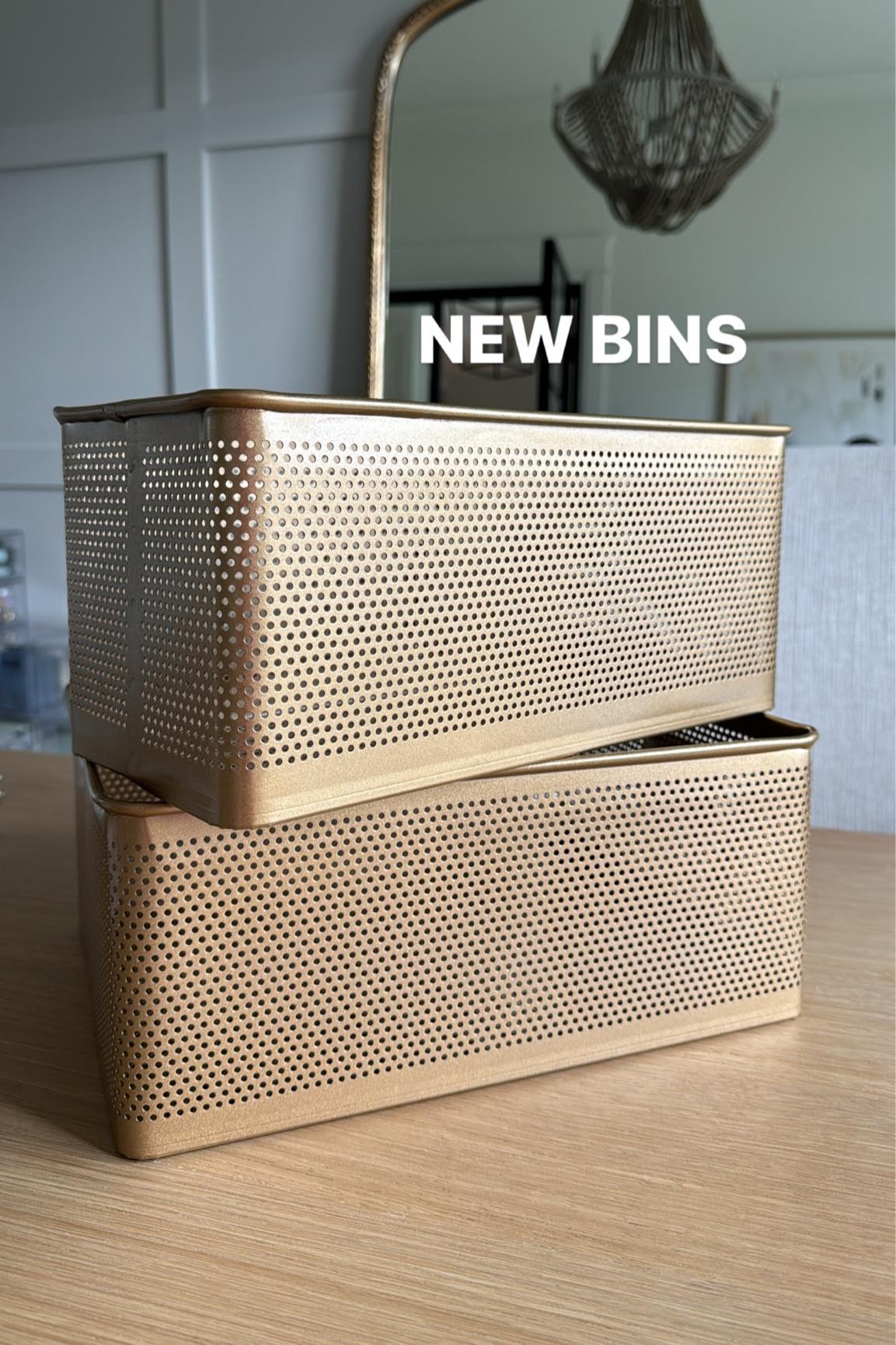 Serena Stamped Metal Bins curated on LTK