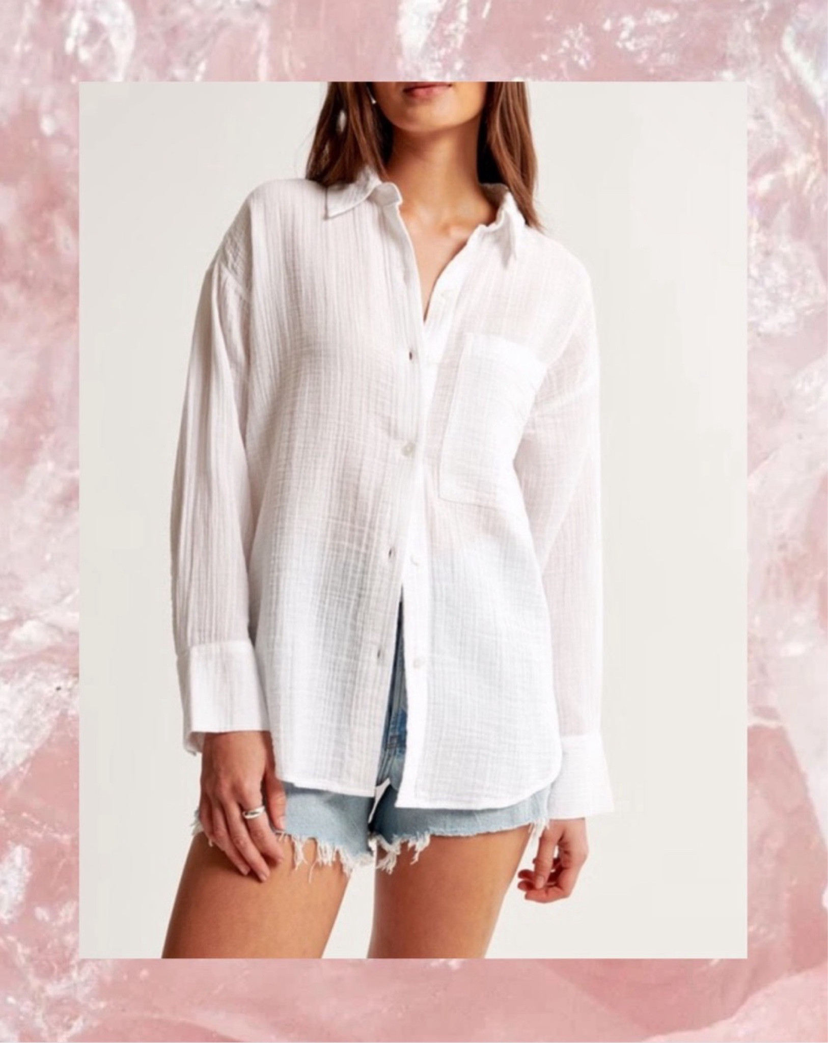 Oversized Gauzy Shirt curated on LTK