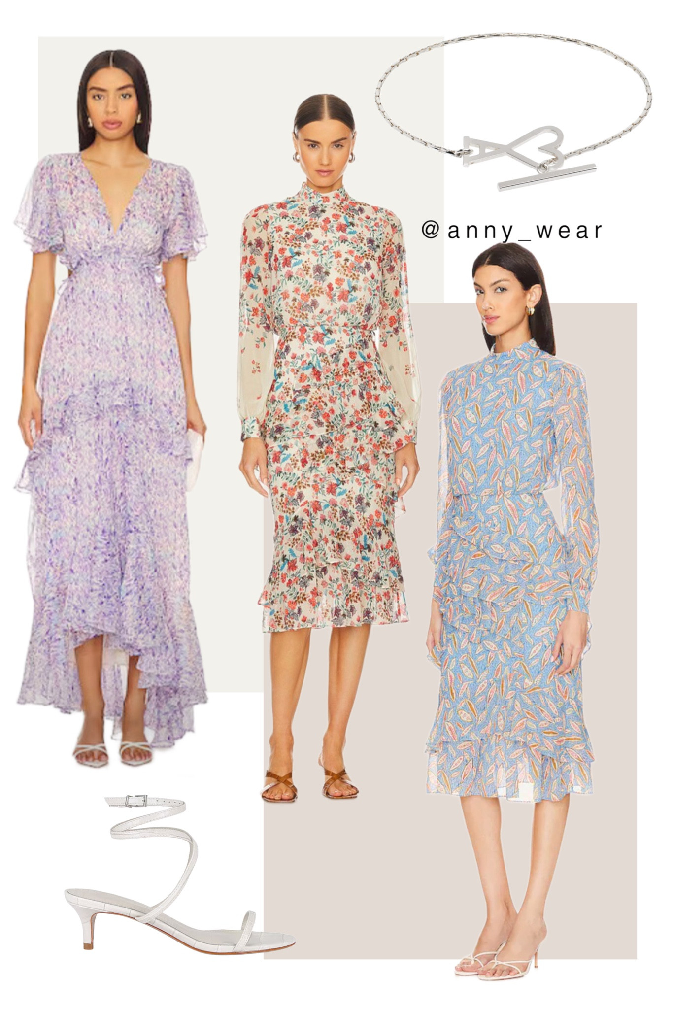 Cherli Dress in Purple Blue Floral curated on LTK