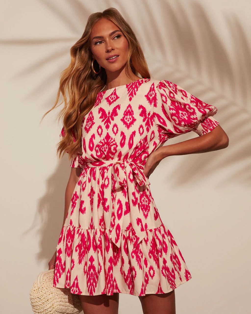 Rosie Puff Sleeve Printed Mini … curated on LTK