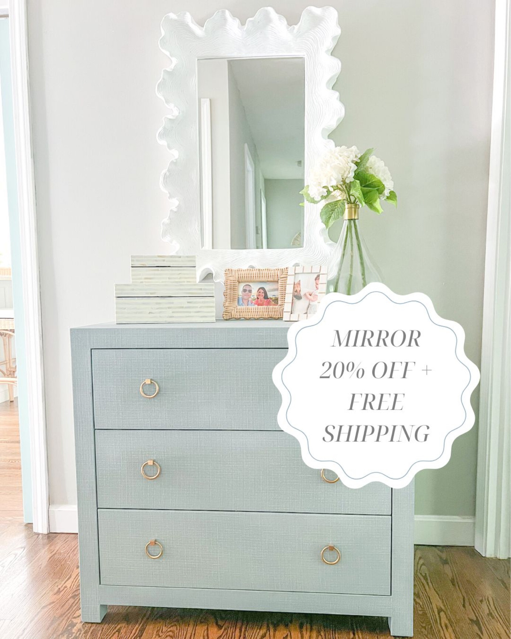 Atoll Rectangular Mirror curated on LTK