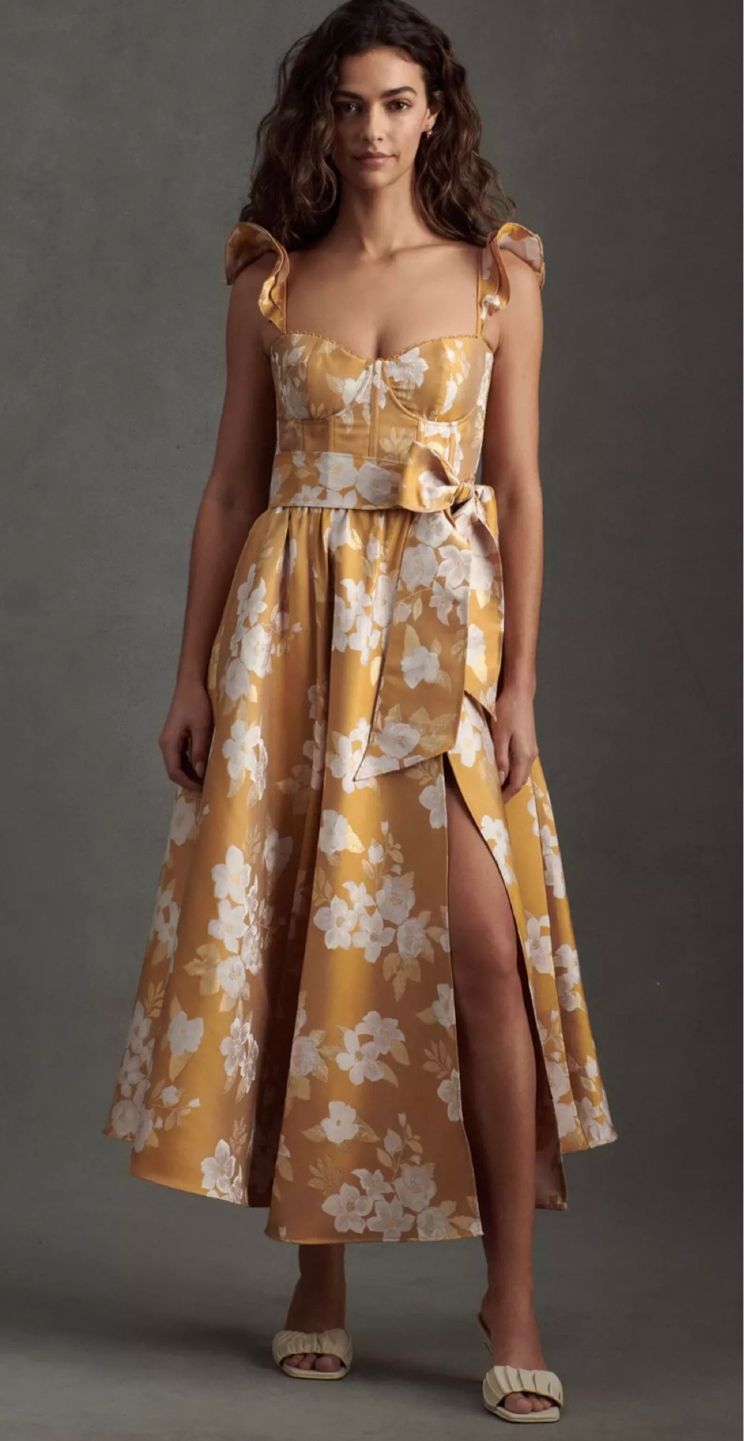The Lorelei Ruched-Bodice Midi … curated on LTK
