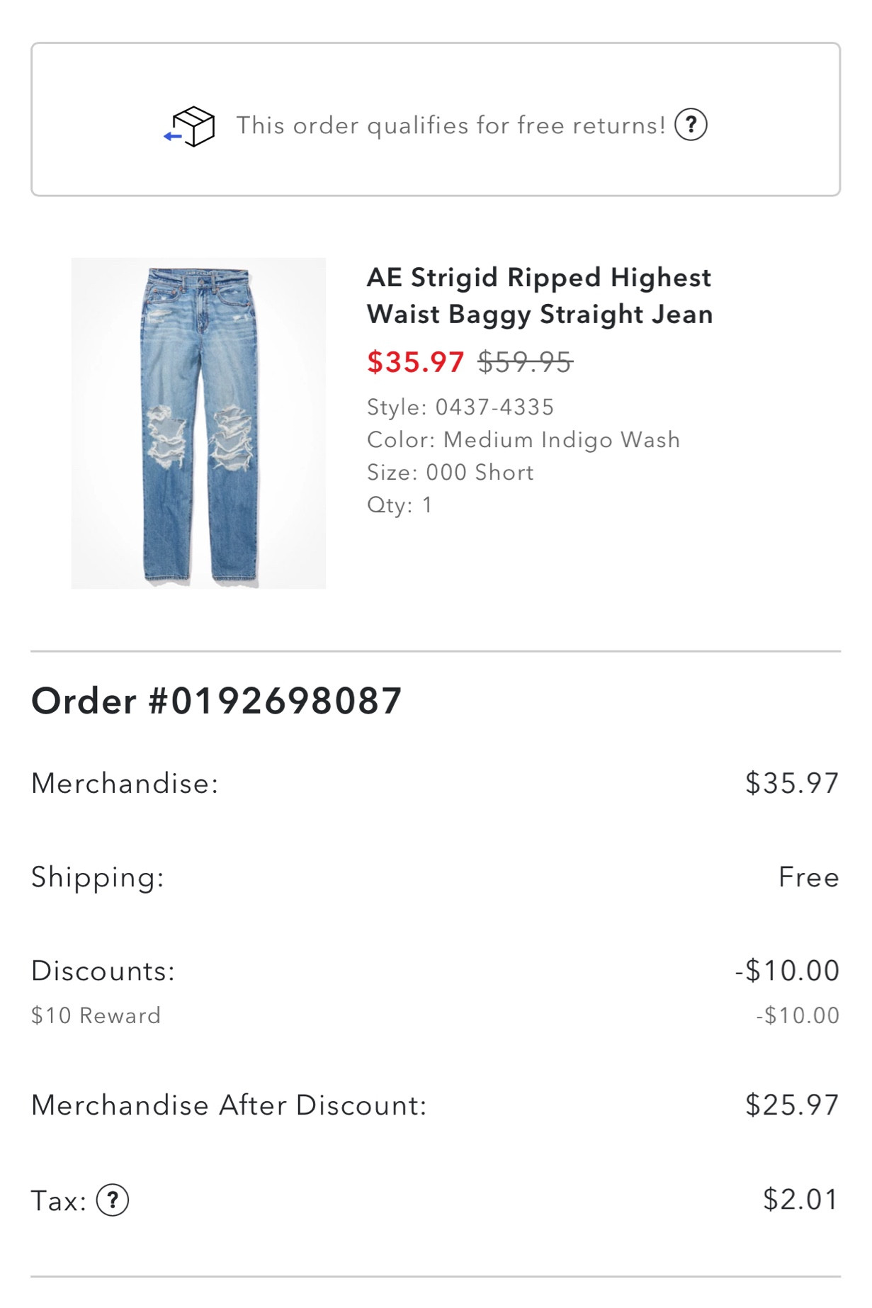 AE Strigid Ripped Highest Waist … curated on LTK