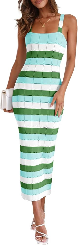 Saodimallsu Womens Striped Bodycon … curated on LTK