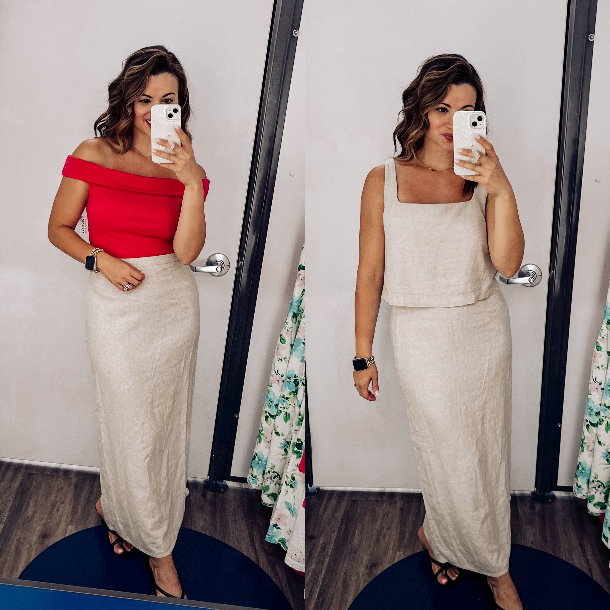 Sleeveless Linen-Blend Cropped Top curated on LTK