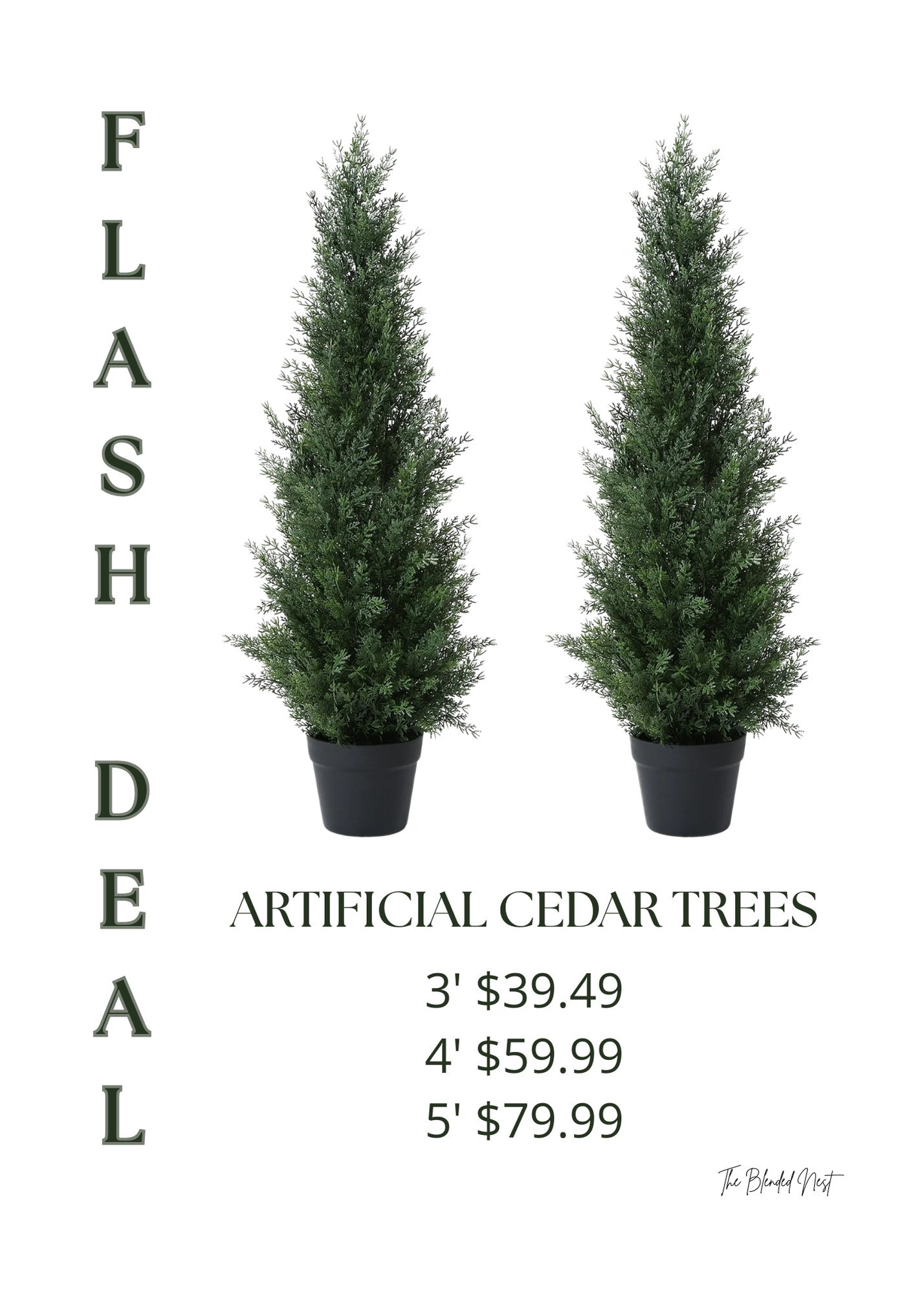 Artificial Cedar Tree 2 Pack 3 ft … curated on LTK