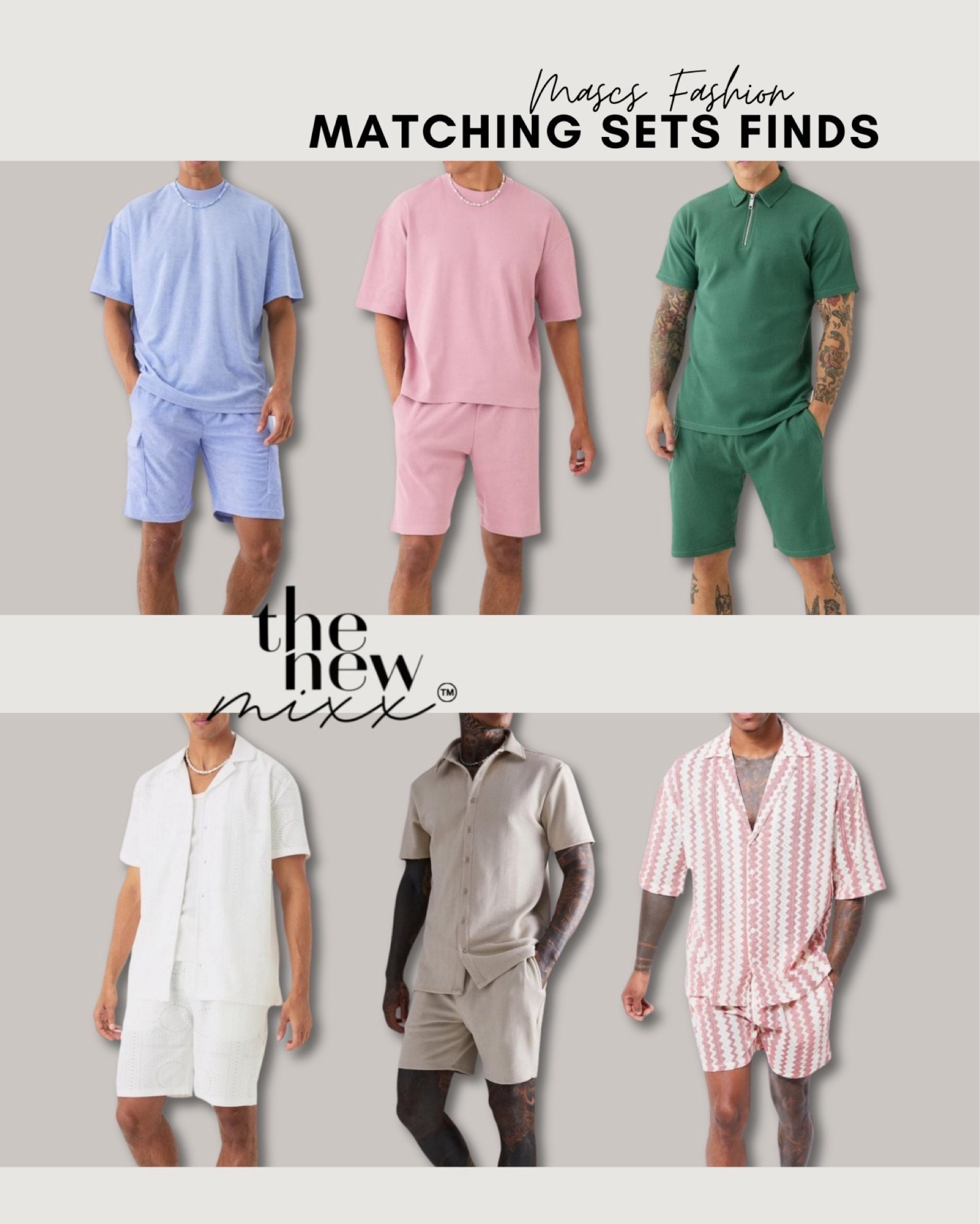 Slim Fit Waffle Polo & Short Set curated on LTK