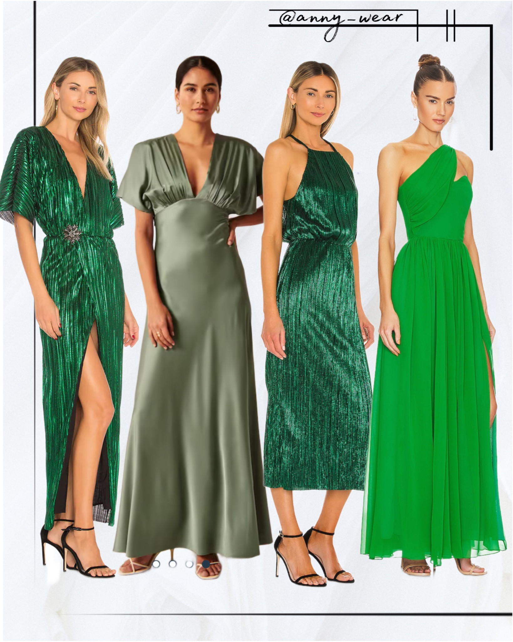 x REVOLVE Sabrina Dress in Emerald curated on LTK
