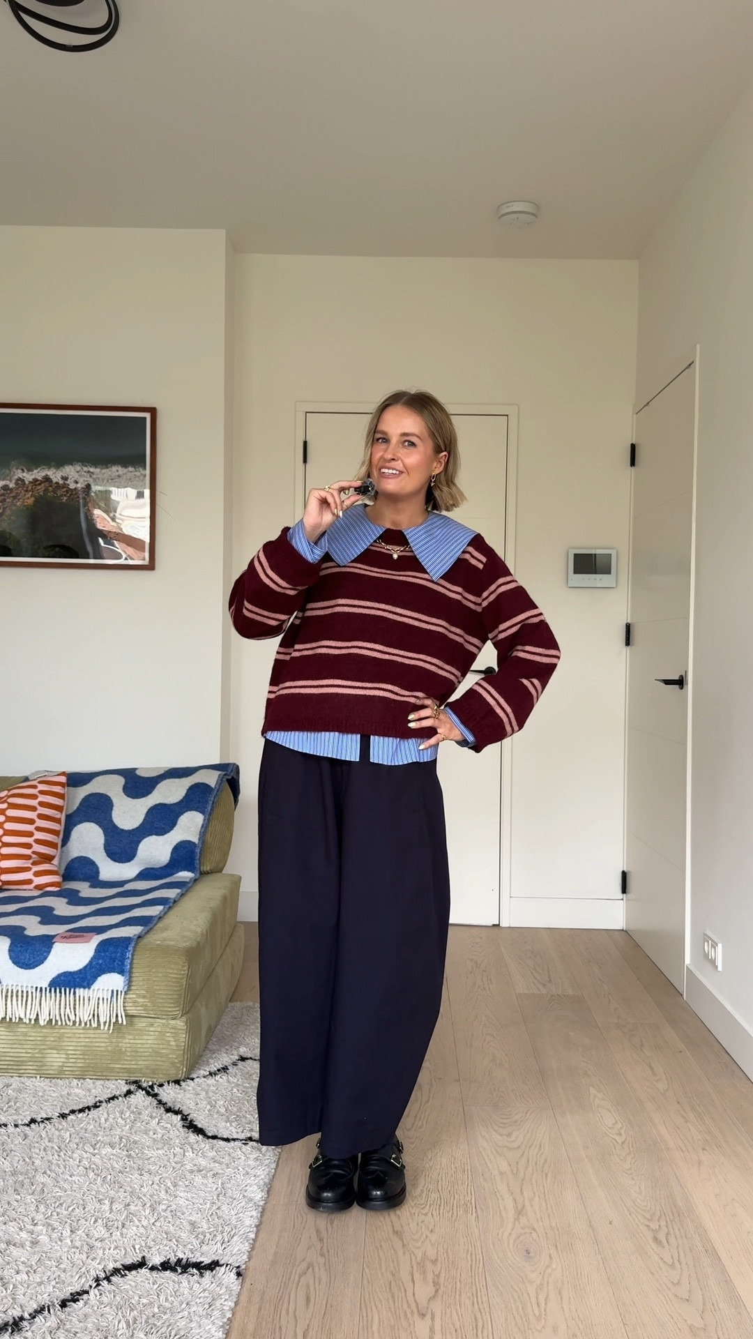 Damson Madder Pearl Check Puffer … curated on LTK