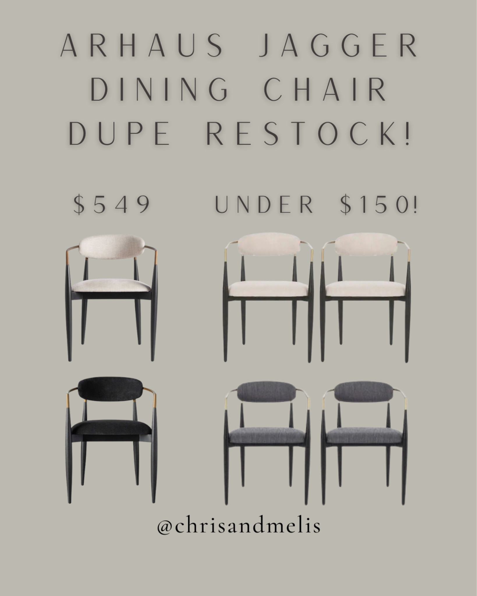 Jagger Dining Arm Chair curated on LTK