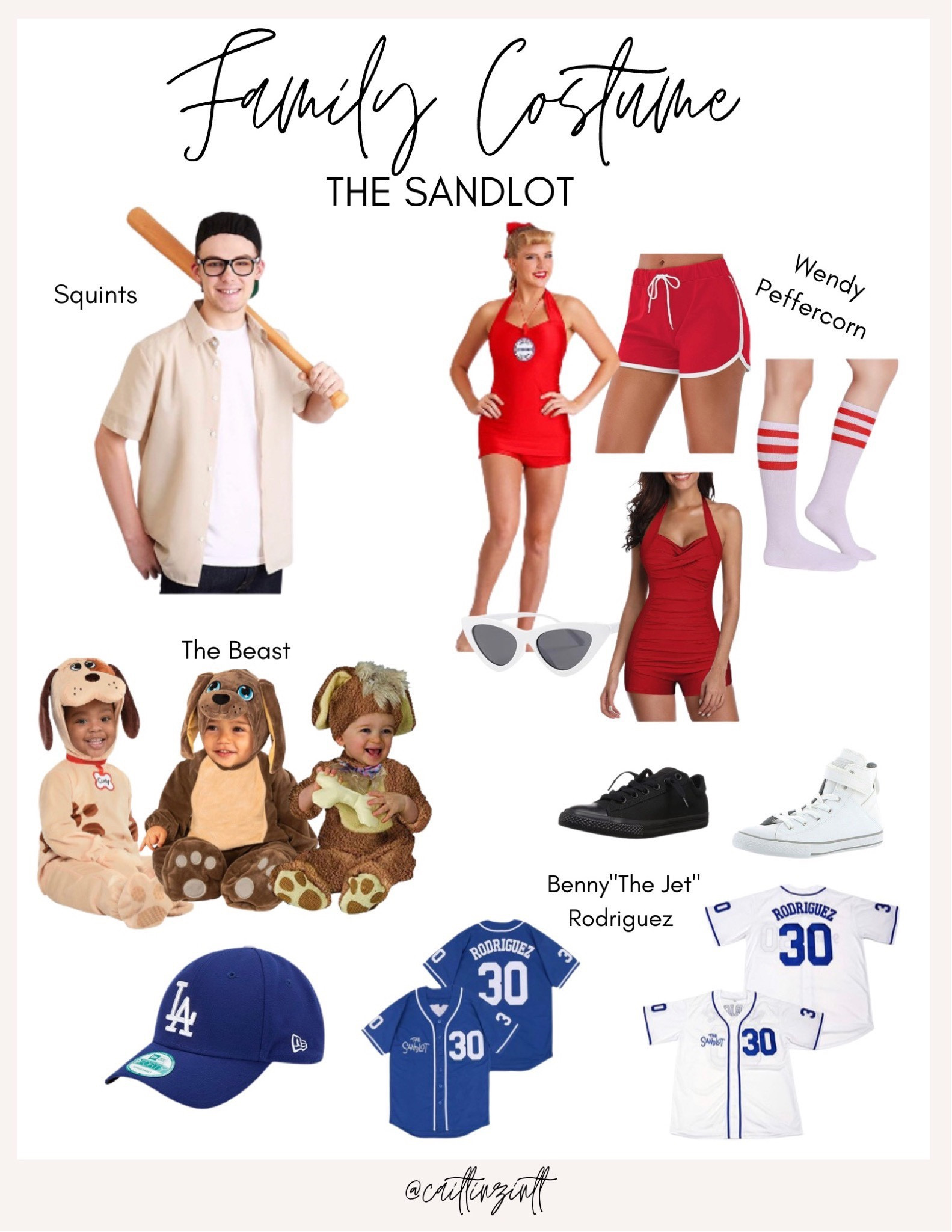 Squints From The Sandlot Costume