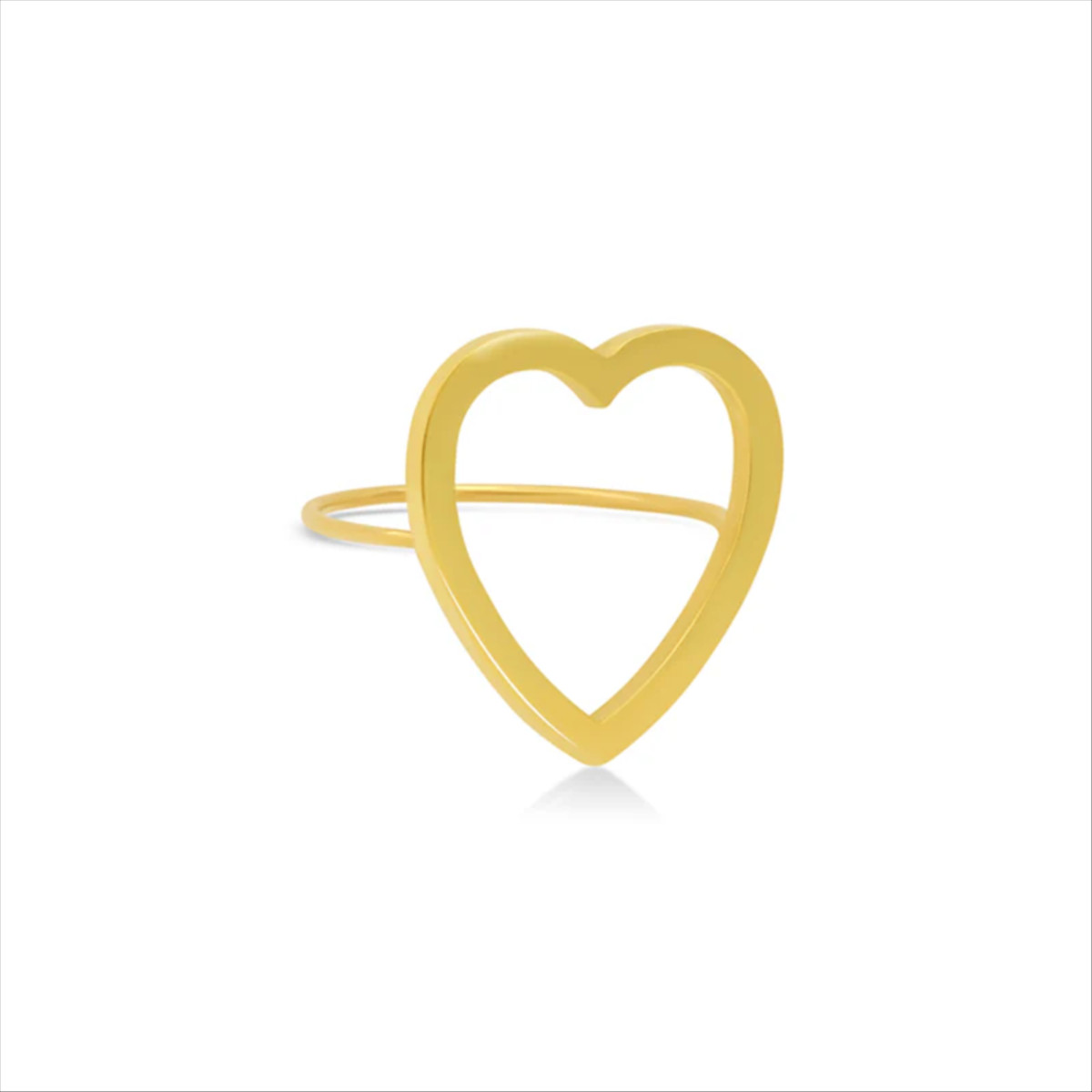 Large Open Heart Ring curated on LTK