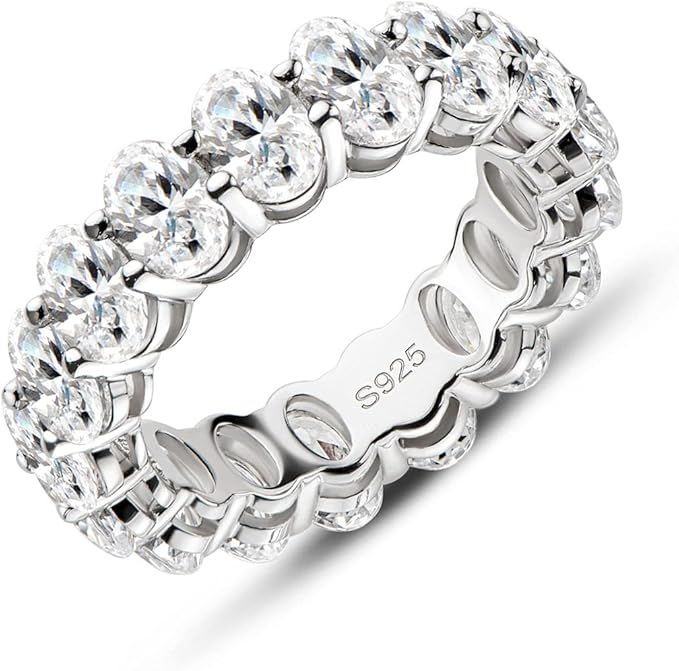 Ainuoshi Eternity Ring, 925 … Curated On Ltk