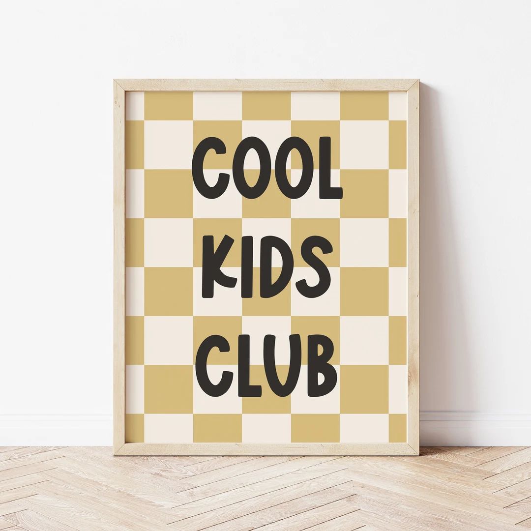 Cool Kids Club Print Kids Room … curated on LTK