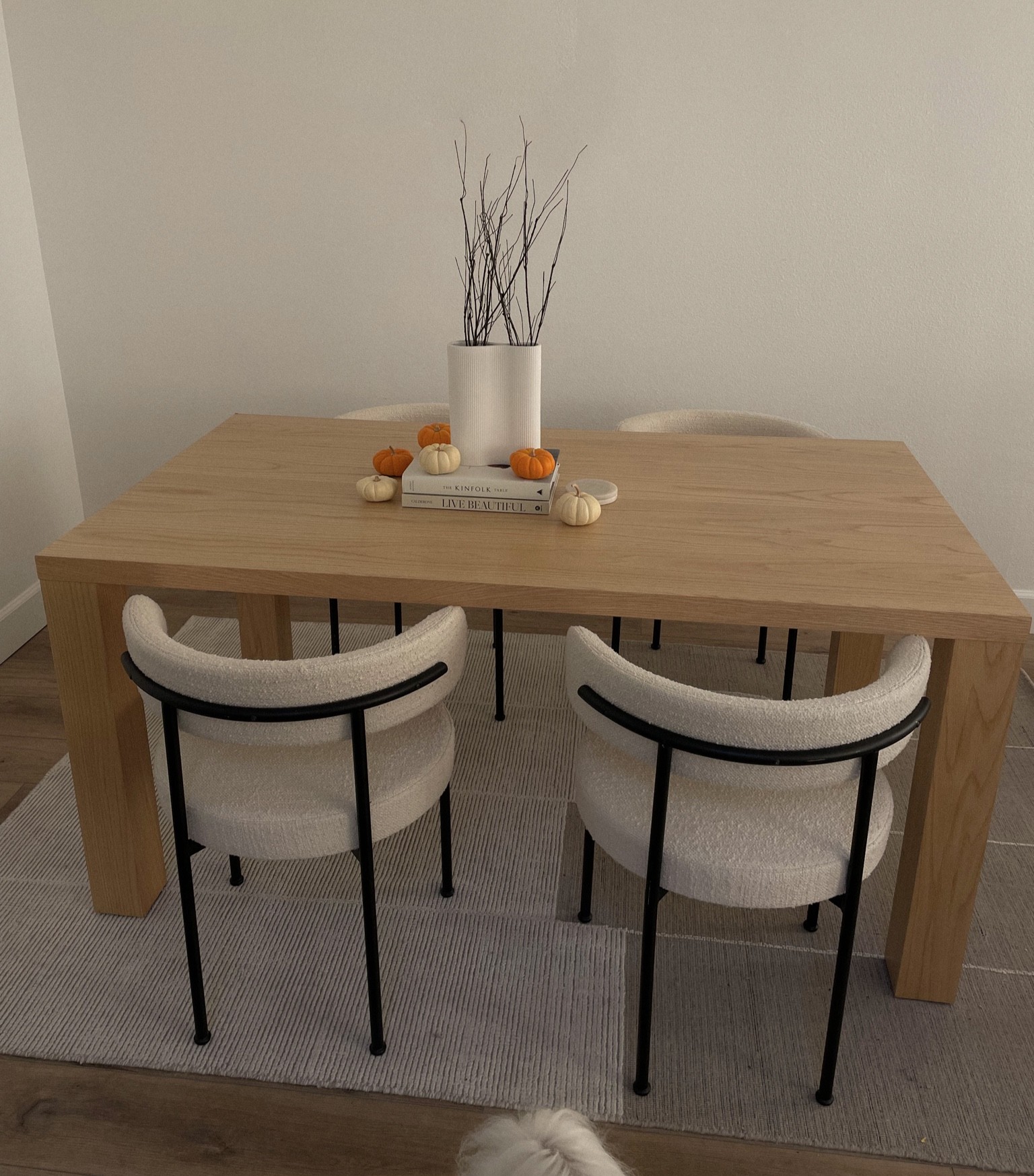 Inesse Boucle Ivory Dining Chair … curated on LTK