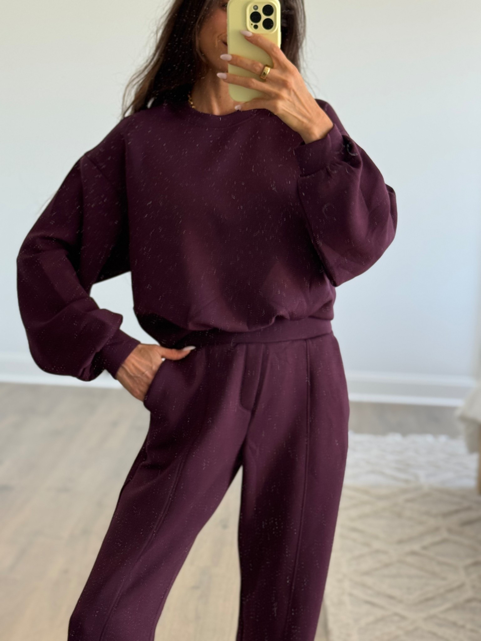 Bounce Fleece Bubble-Hem Sweatshirt curated on LTK