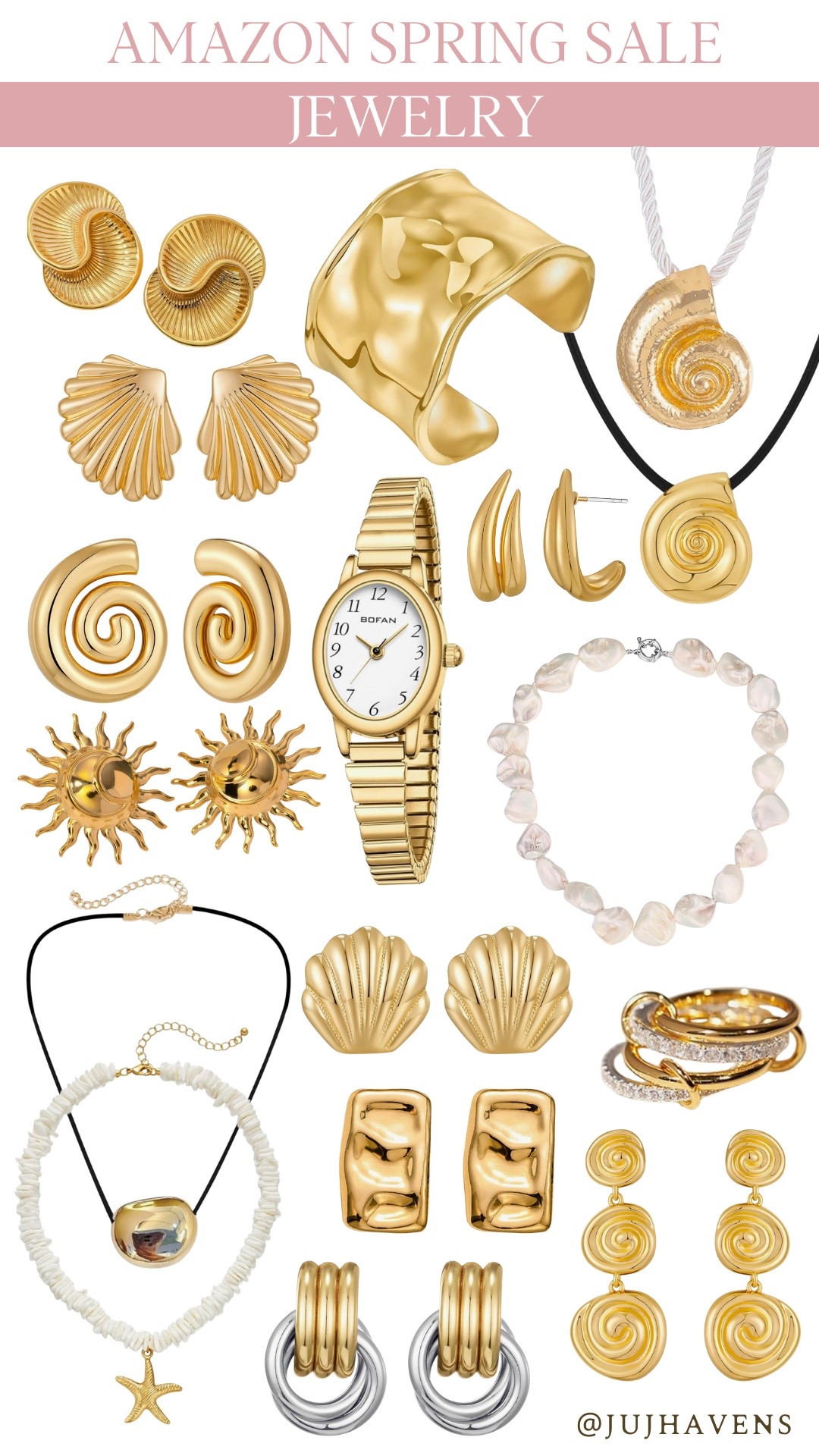 Gold Vintage Chunky Statement … curated on LTK