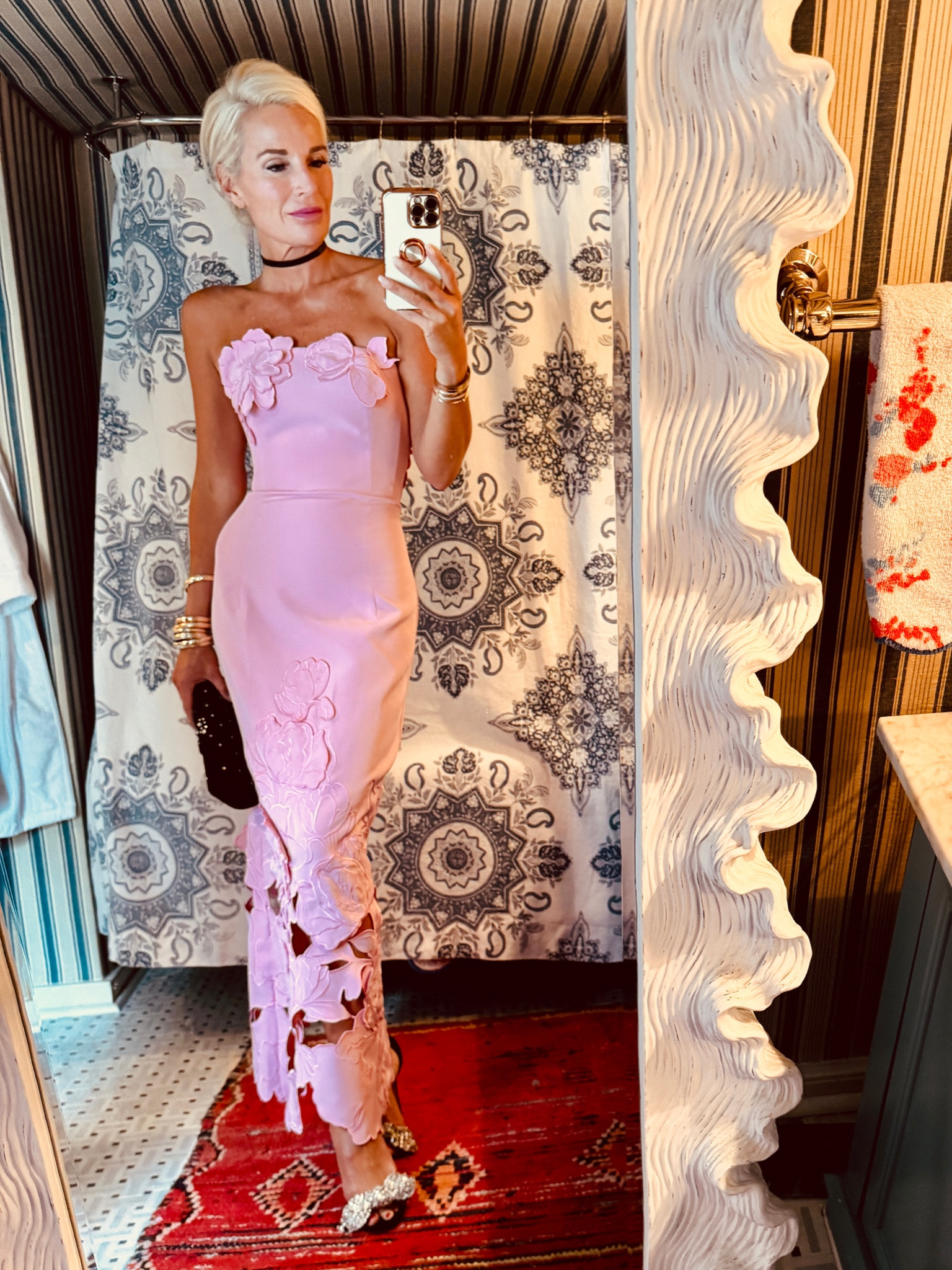 Rayna Floral-Appliquéd Crepe Maxi … curated on LTK