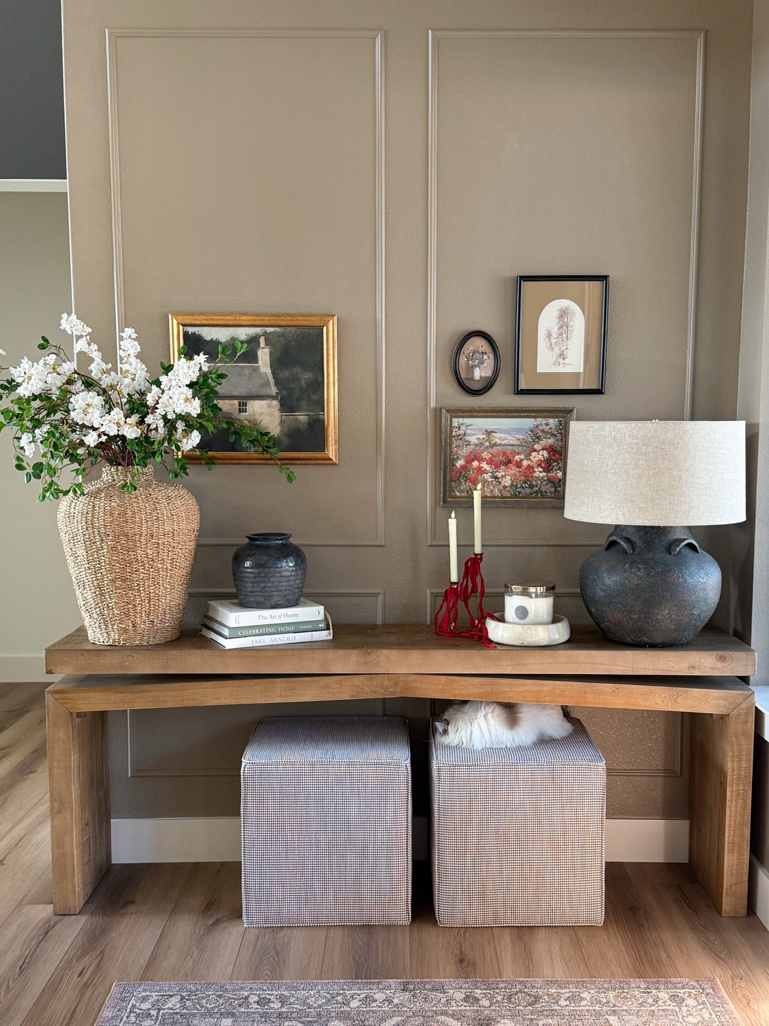 Henn Solid Wood Console Table curated on LTK