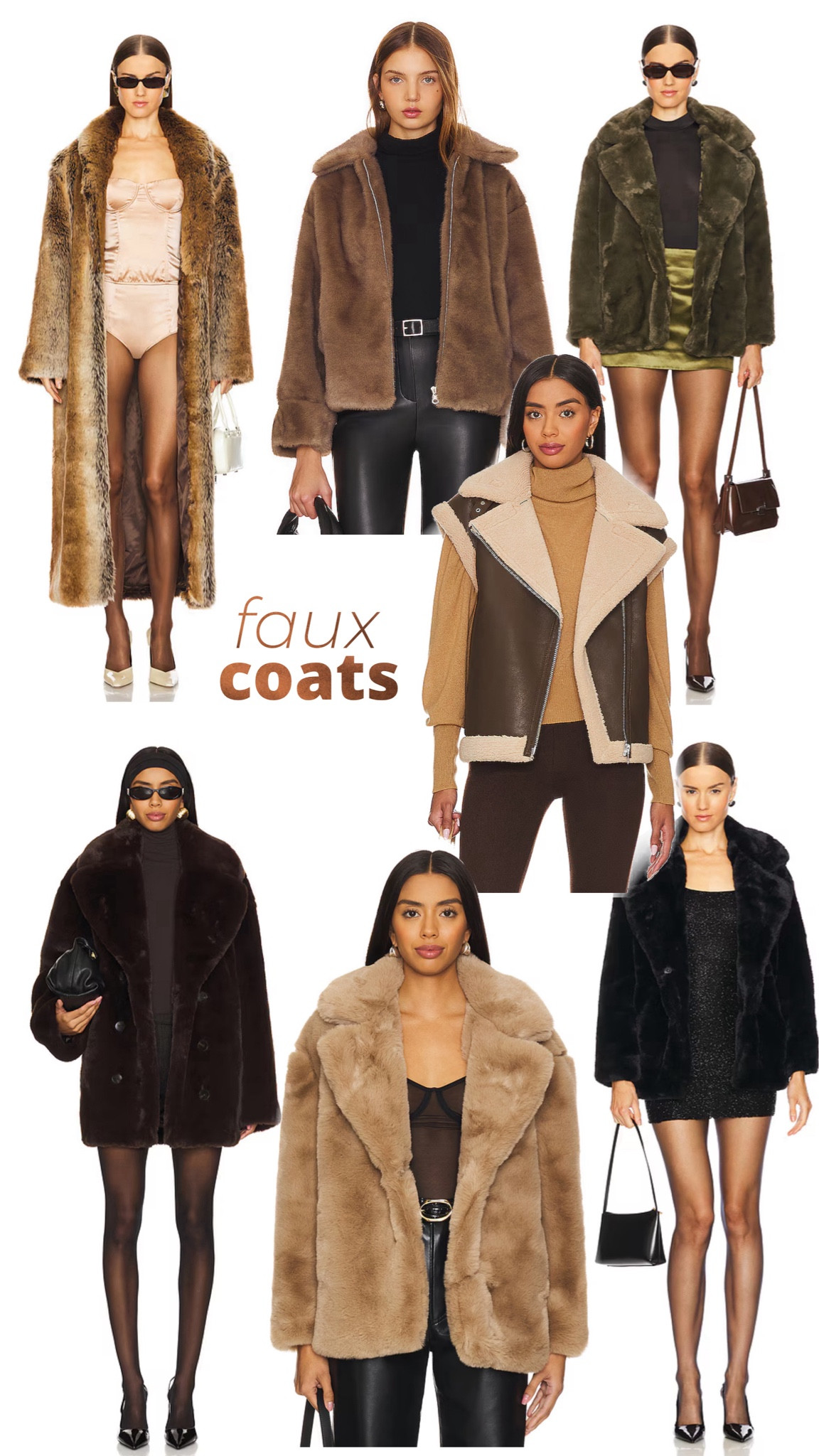 Faux Fur Coat in Black curated on LTK