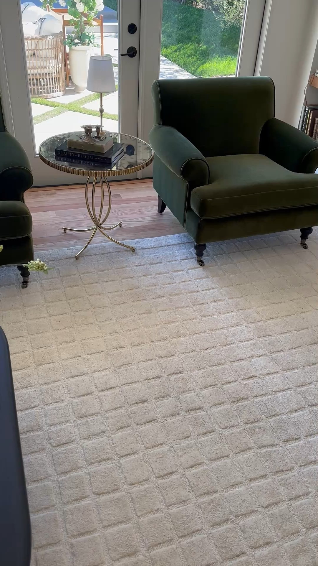 Fritz Checked Wool Rug curated on LTK