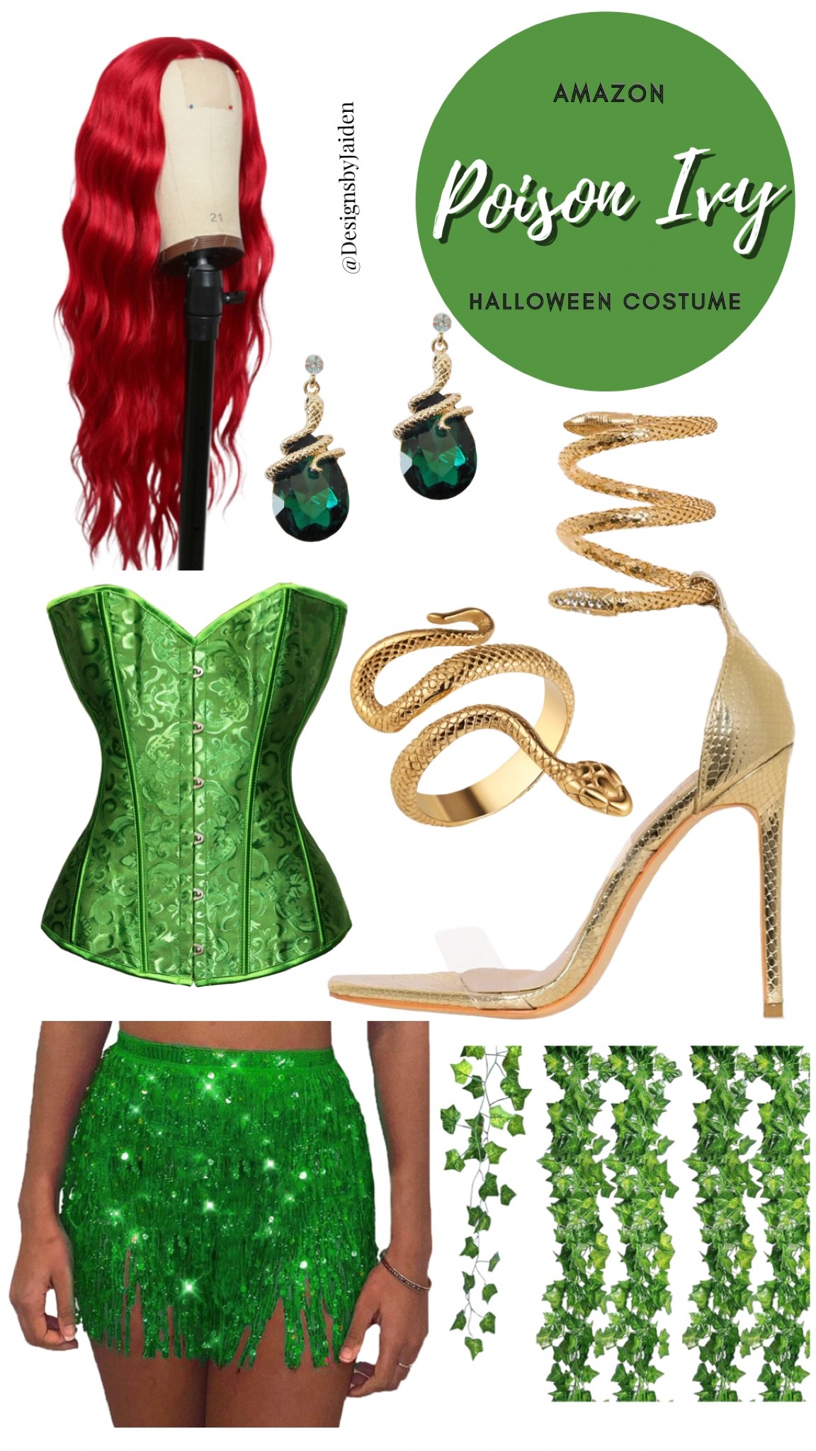 Poison Ivy Makeup Pinterest