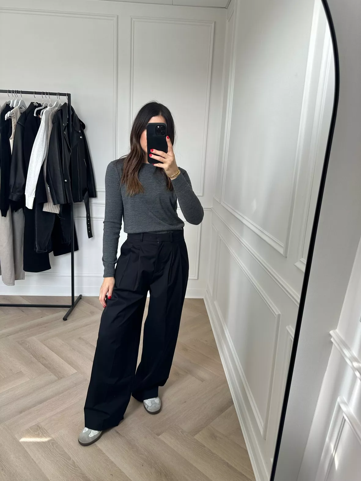 WIDE-LEG TAILORED TWILL TROUSERS curated on LTK WIDE-LEG TAILORED TWILL TROUSERS curated on LTK