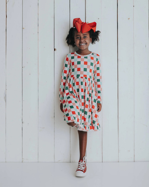 CHEERFUL CHECKS DREAM RUFFLE DRESS curated on LTK