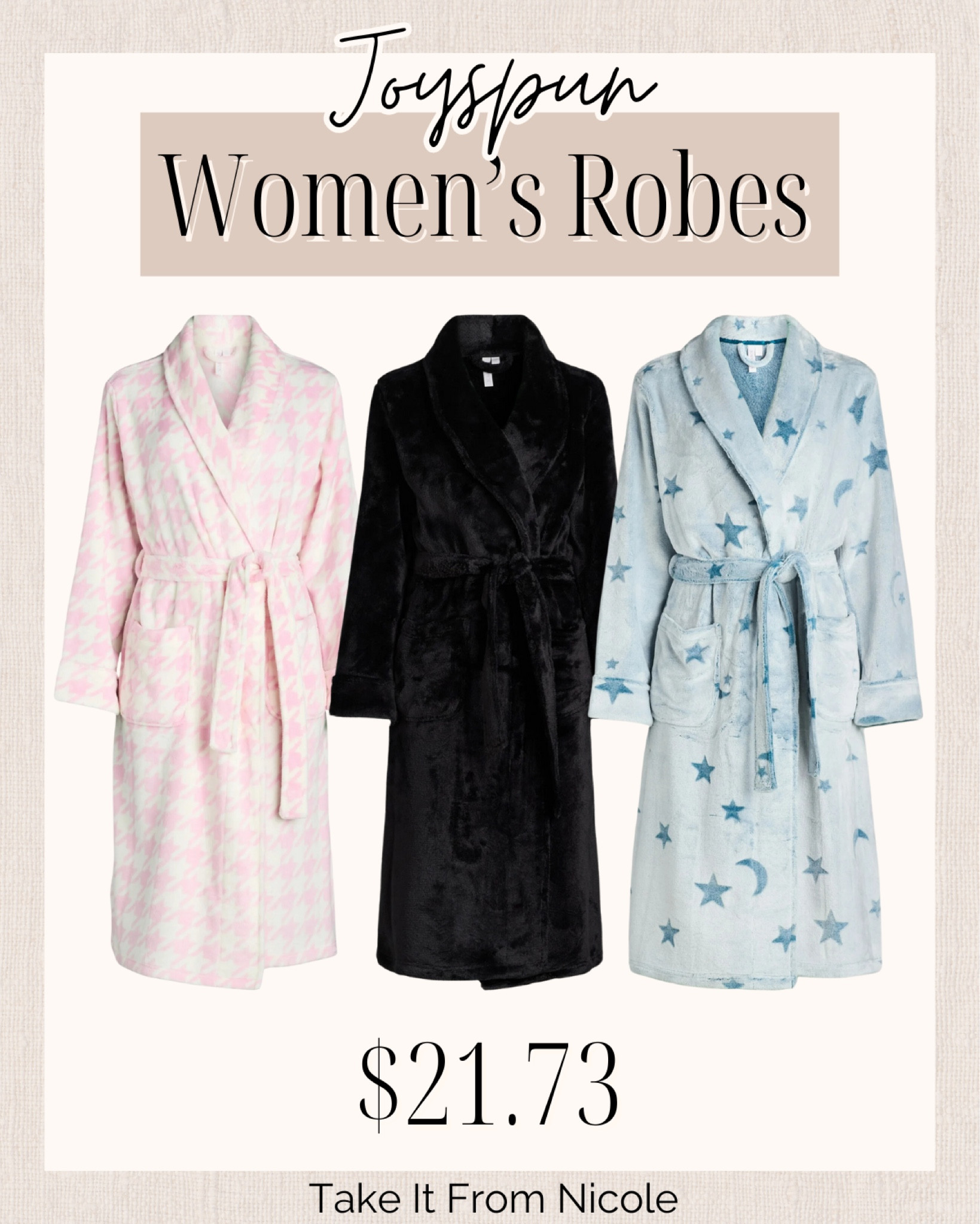 Joyspun Women's Plush Robe, Sizes … curated on LTK