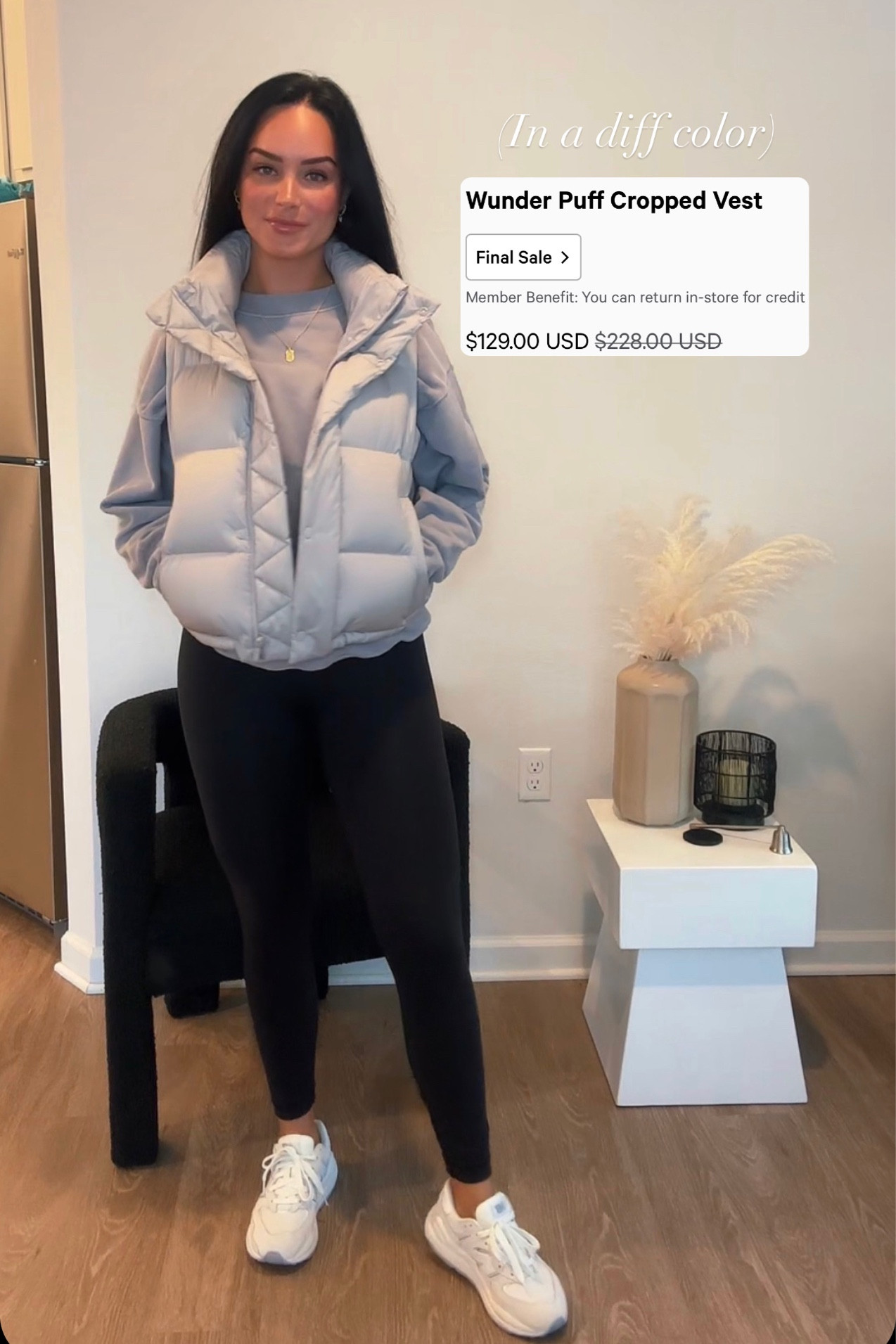 Wunder Puff Cropped Vest curated on LTK