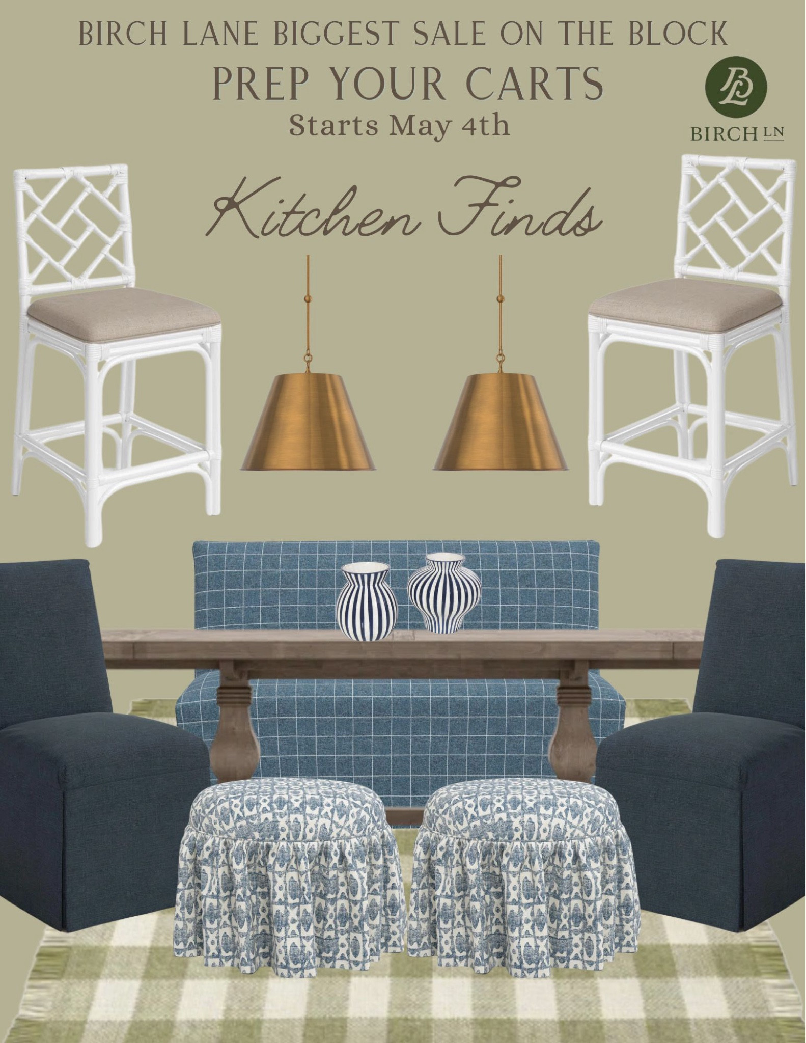 Wren Bar and Counter Stool curated on LTK