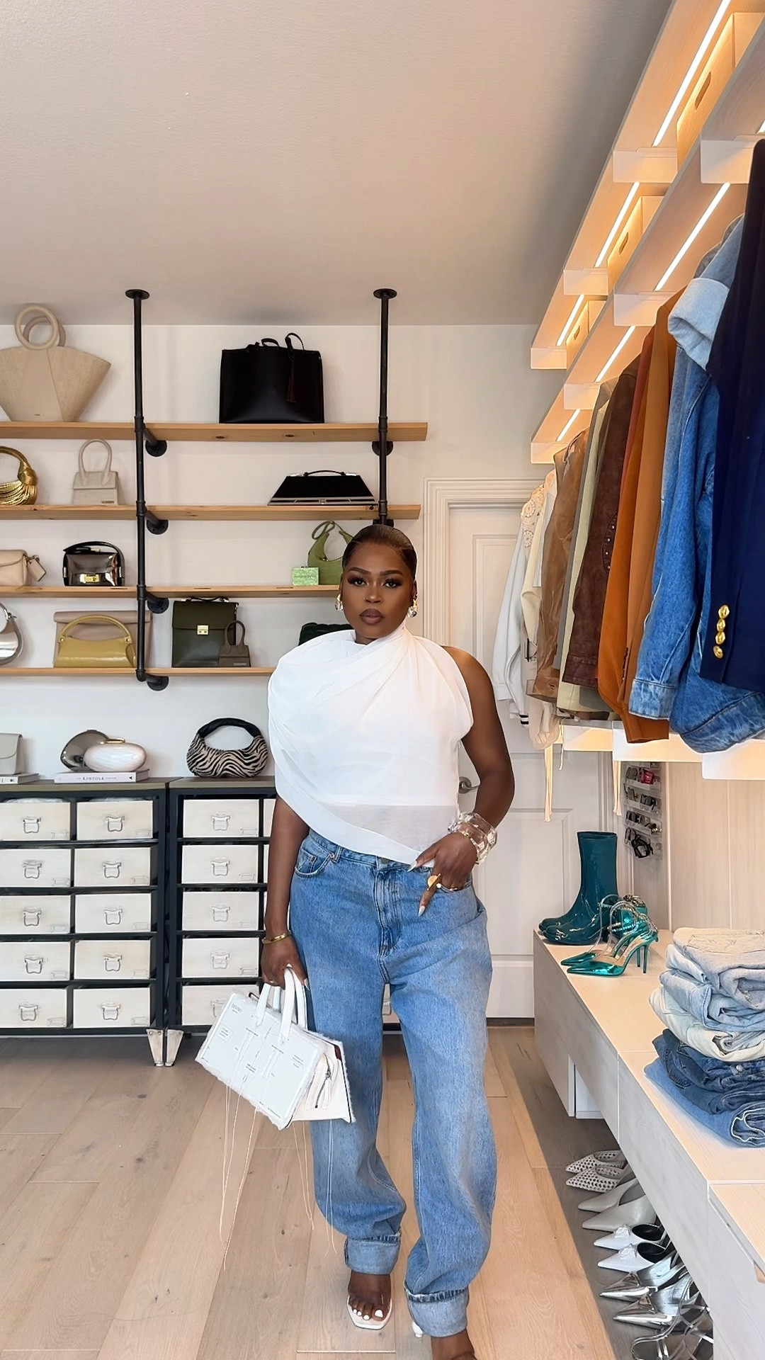 Jacquemus Asymmetric One-Shoulder … curated on LTK