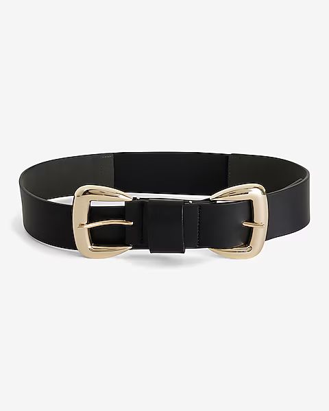 Wide Double Buckle Belt curated on LTK
