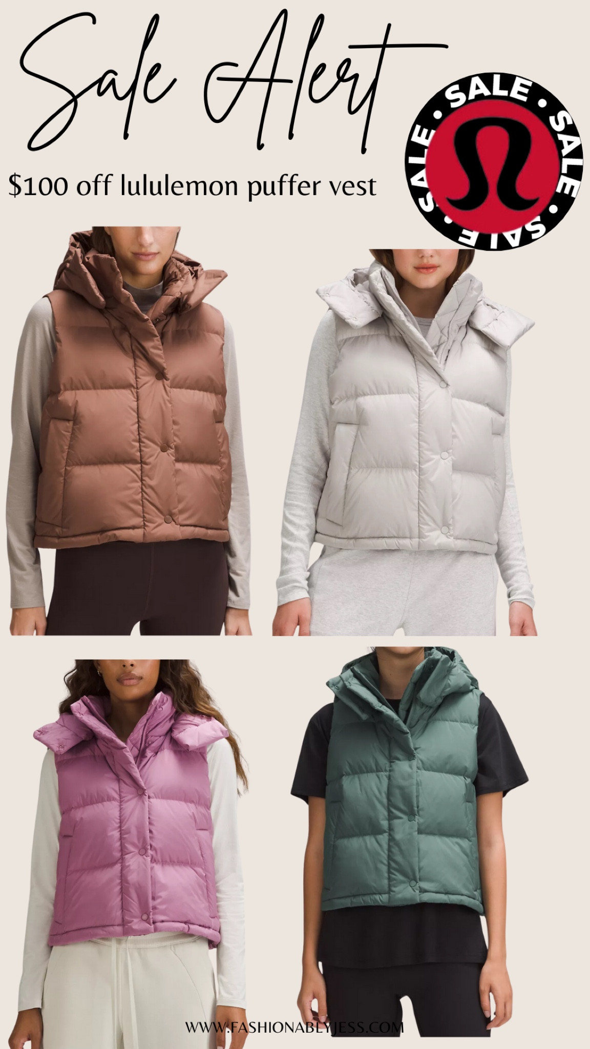 Wunder Puff Cropped Vest curated on LTK