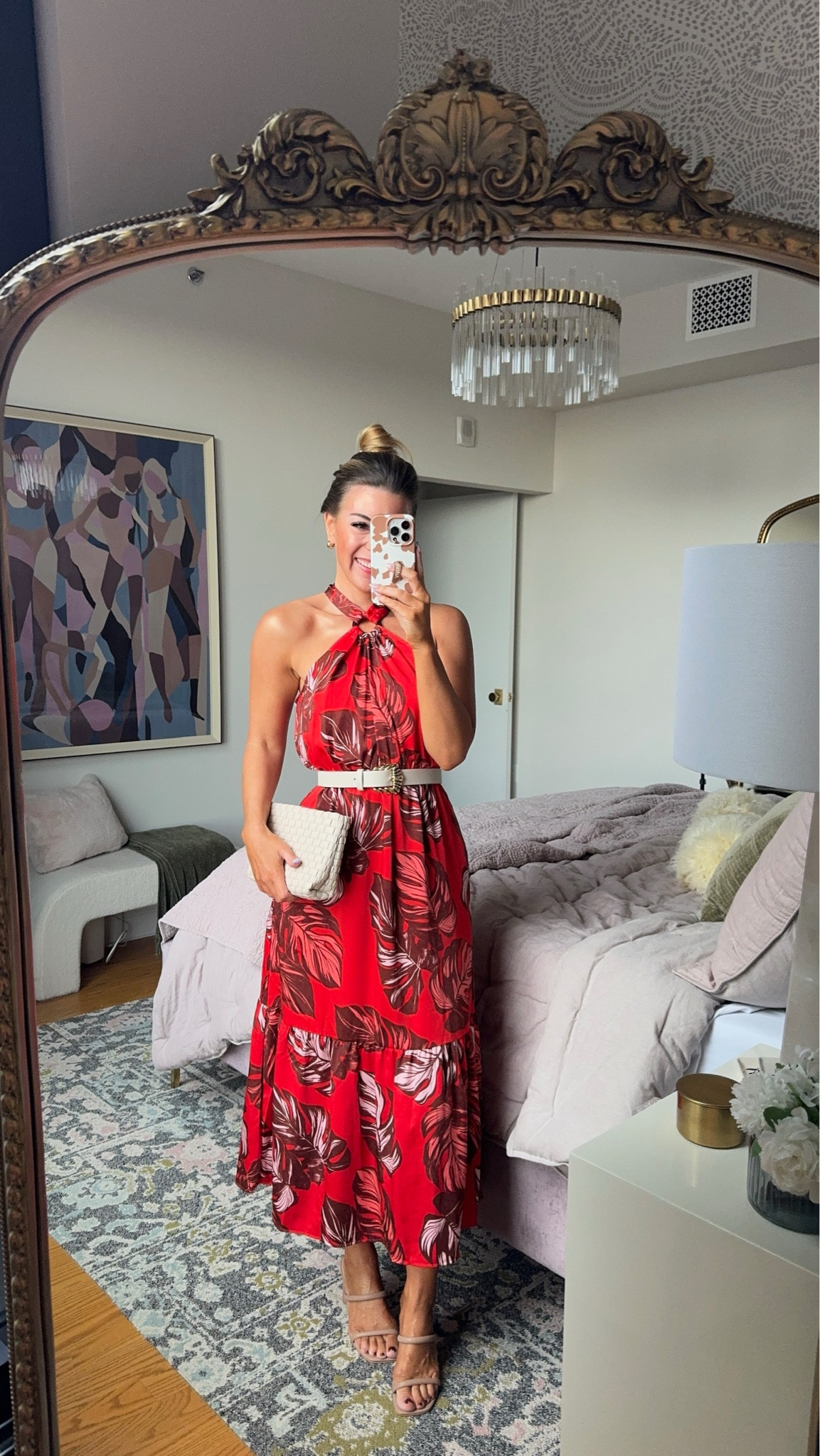 Floral One-Shoulder Cut-Out Gown curated on LTK